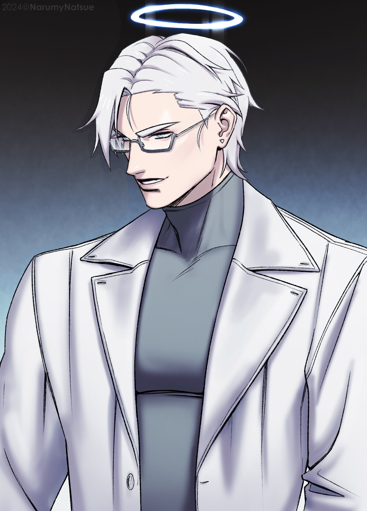 anime lab coat