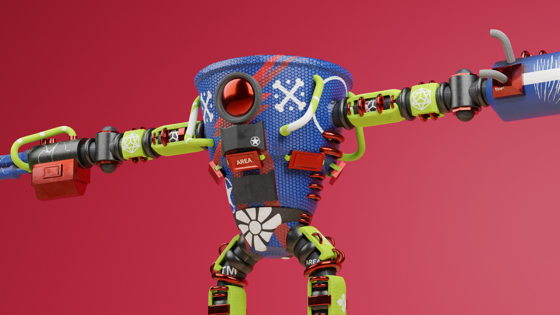 ArtStation - Barrel Robot