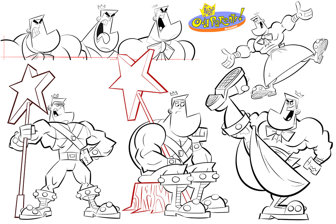 fairly odd parents characters coloring pages