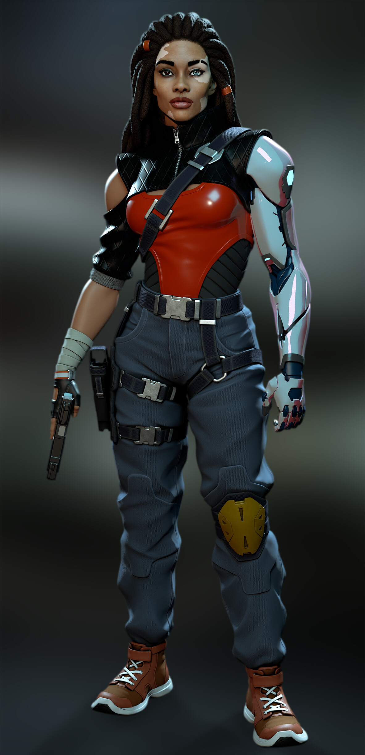 ArtStation - Afro rasta girl