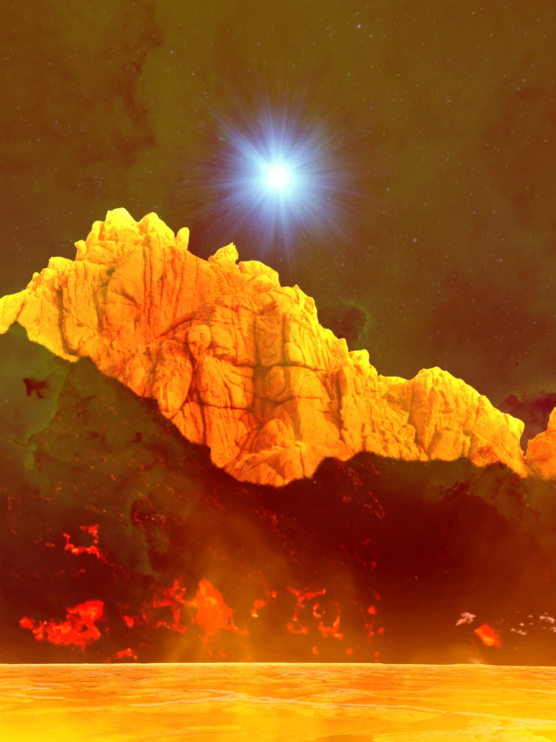 ArtStation - Lava flotta on Io