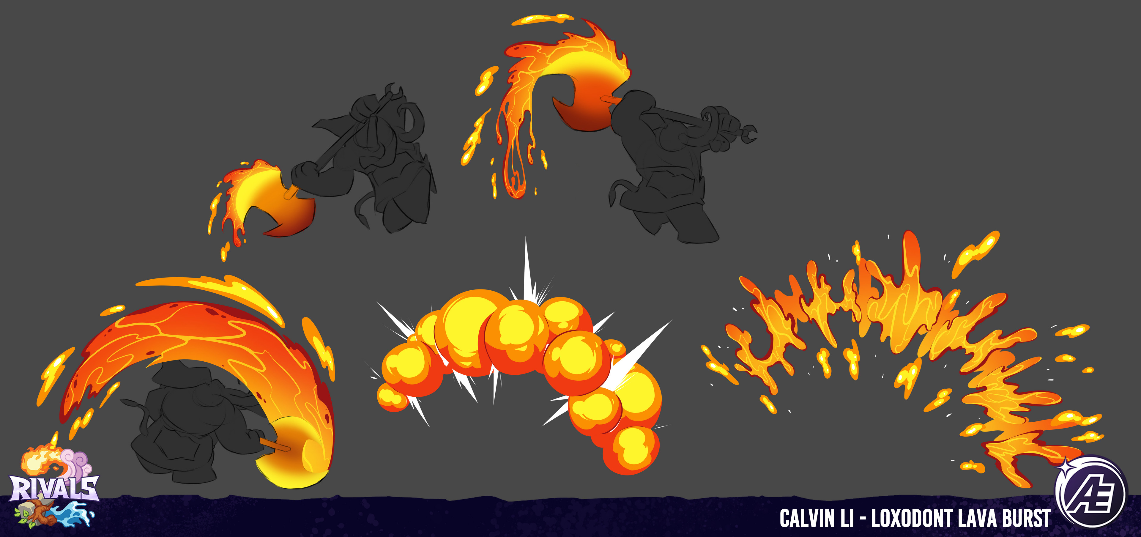 Calvin Li - Rivals of Aether 2 - Loxodont VFX Concepts