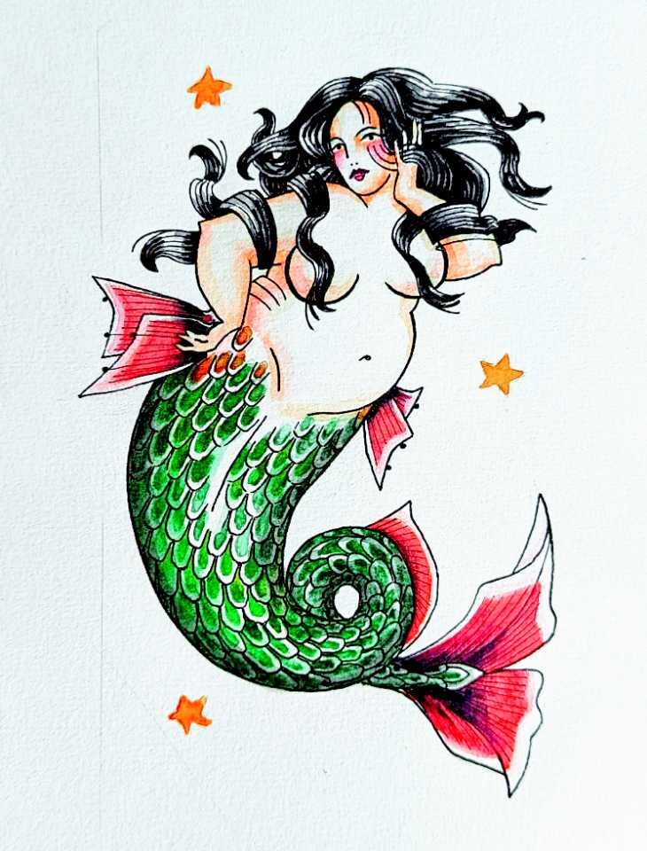 ArtStation - Siren Tattoo