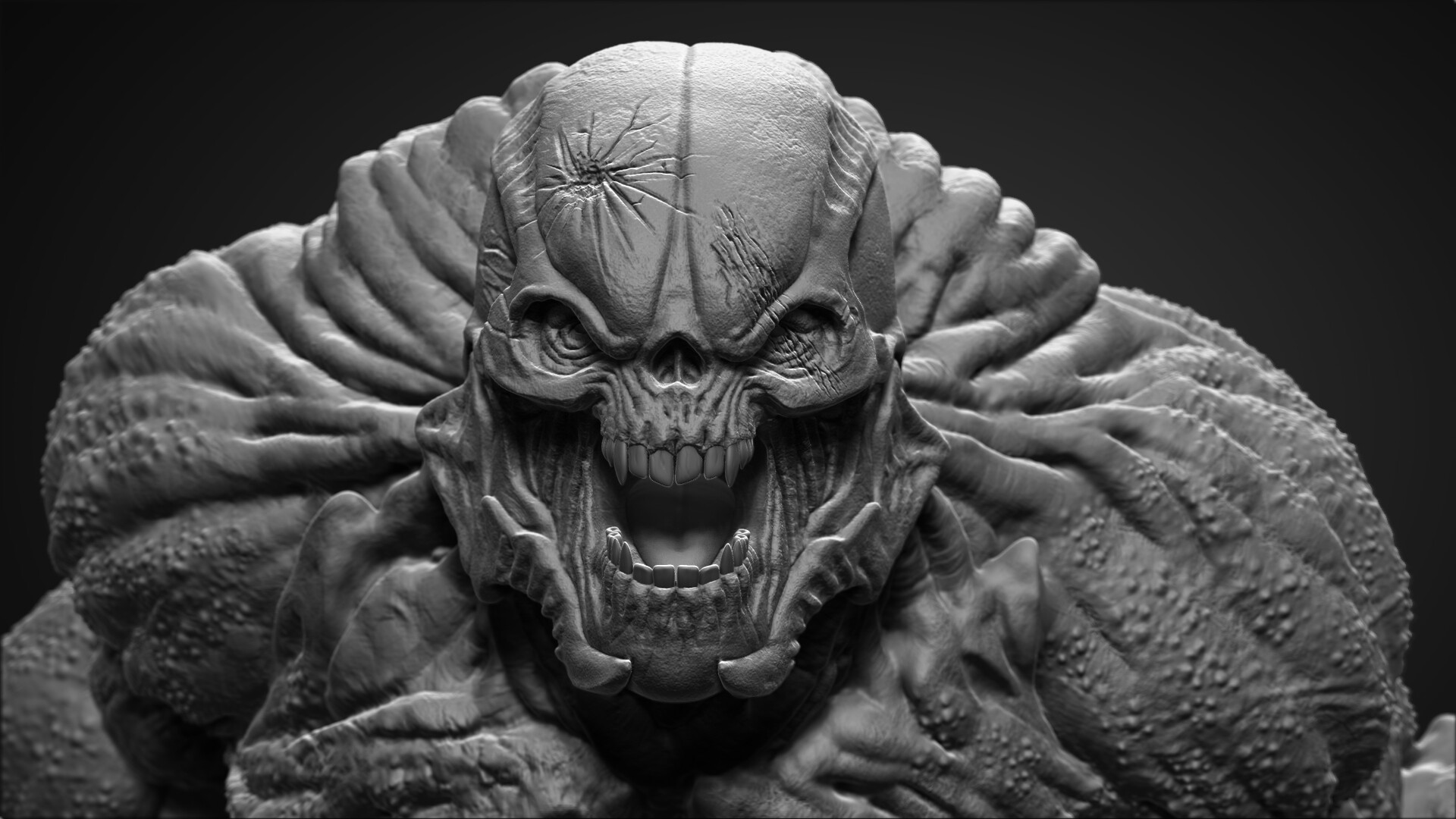 ArtStation - Zbrush creature school project