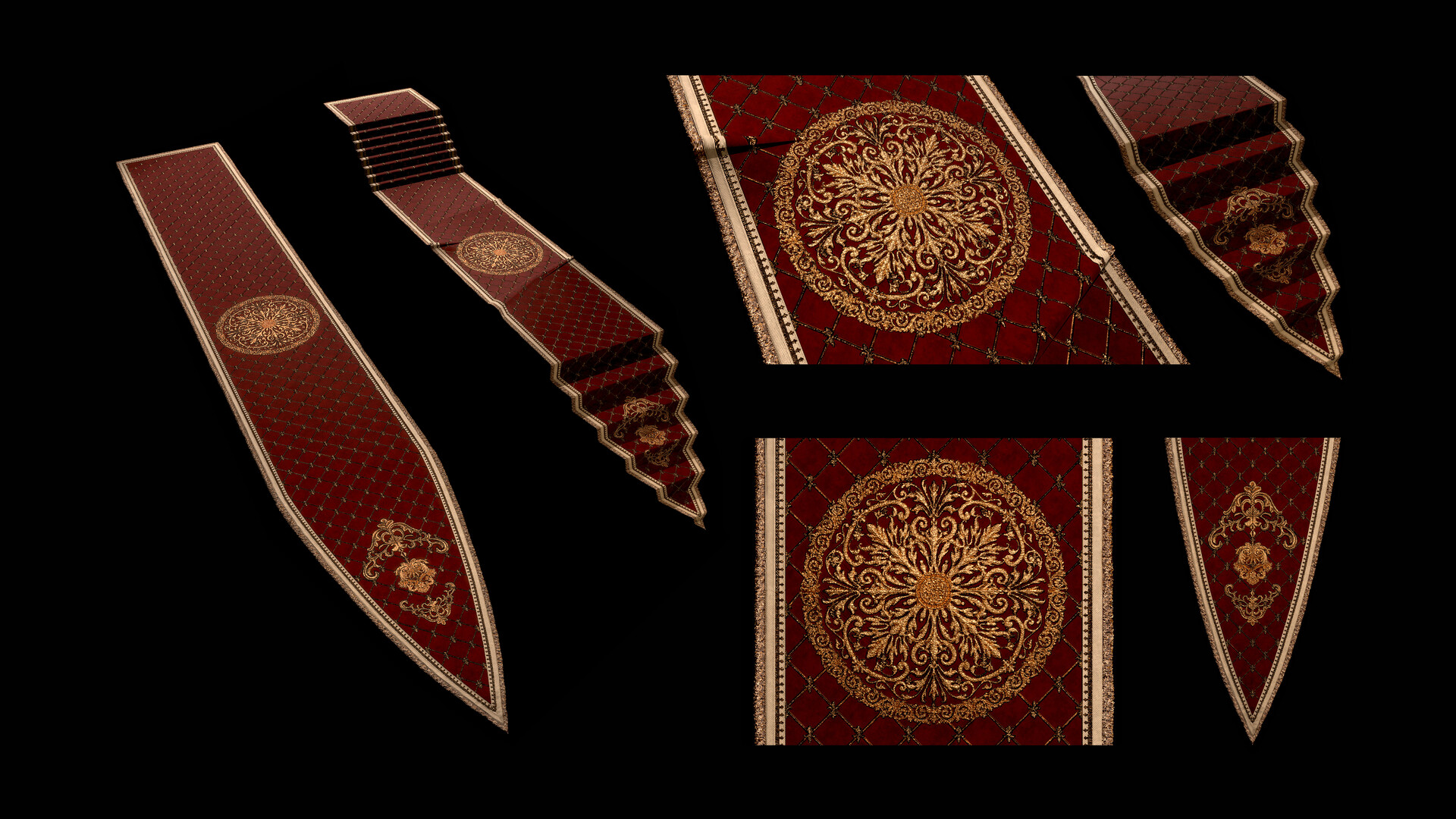 ArtStation - Medieval Monument-The Glorious Knight Temple (prop)