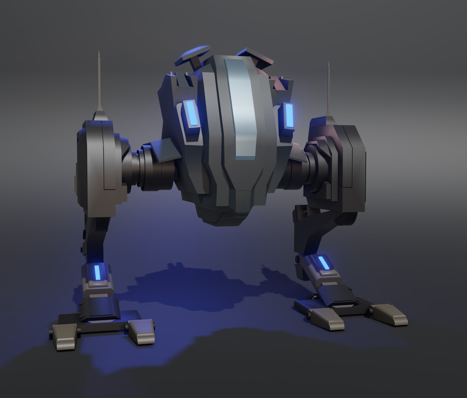ArtStation - My simple Mech