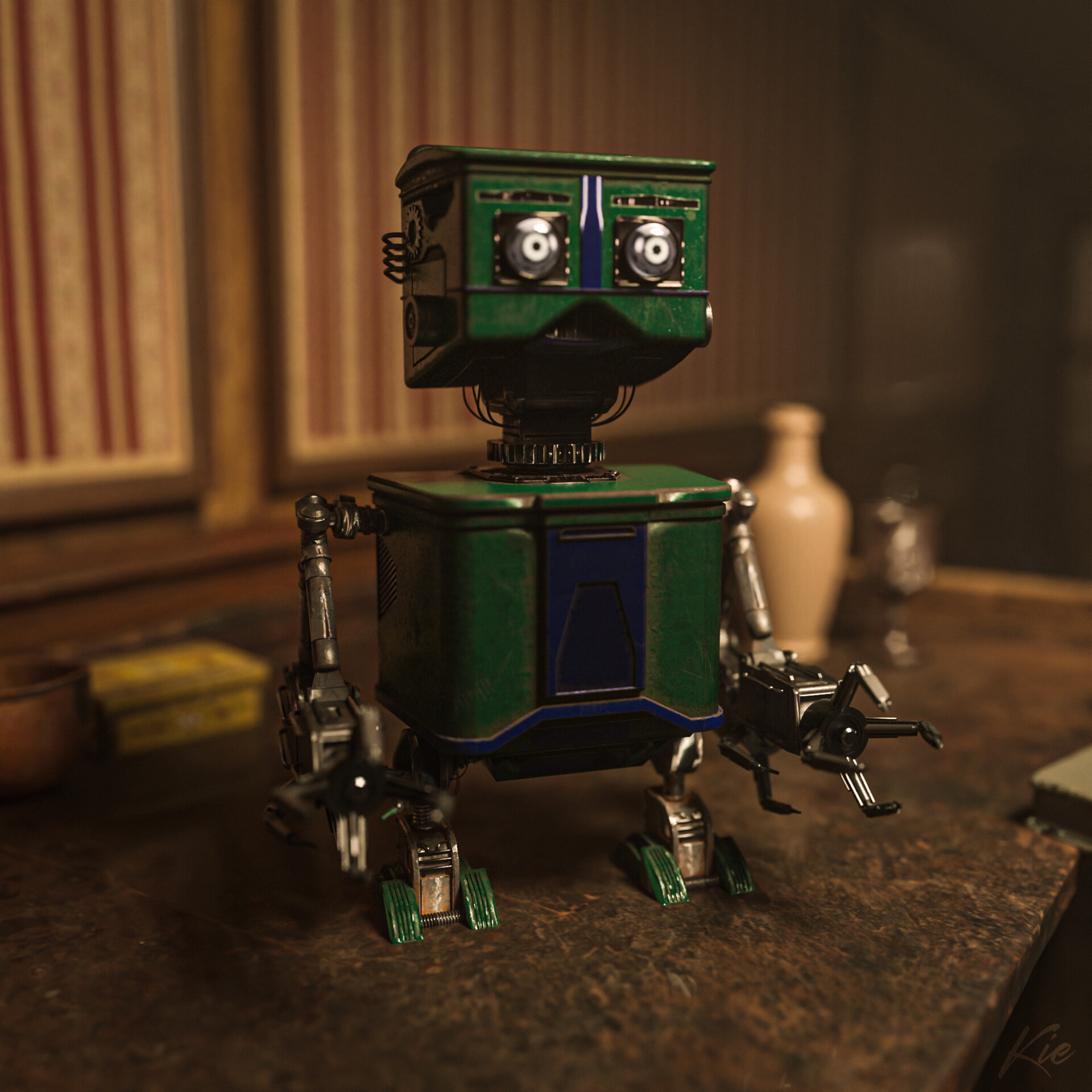 ArtStation - Retro Vintage Robot