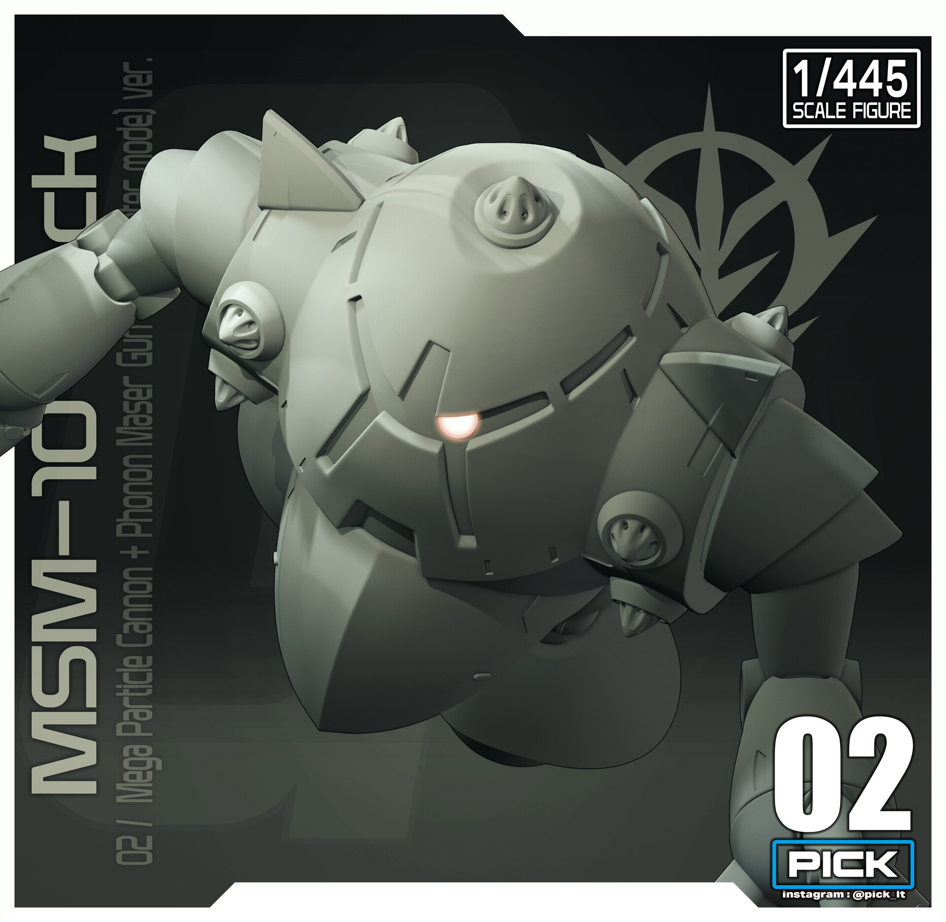 Pierrick LE TEXIER - 02/ MSM-10 Zock Mega particle cannon + Phonon maser gun(underwatermode) ver.