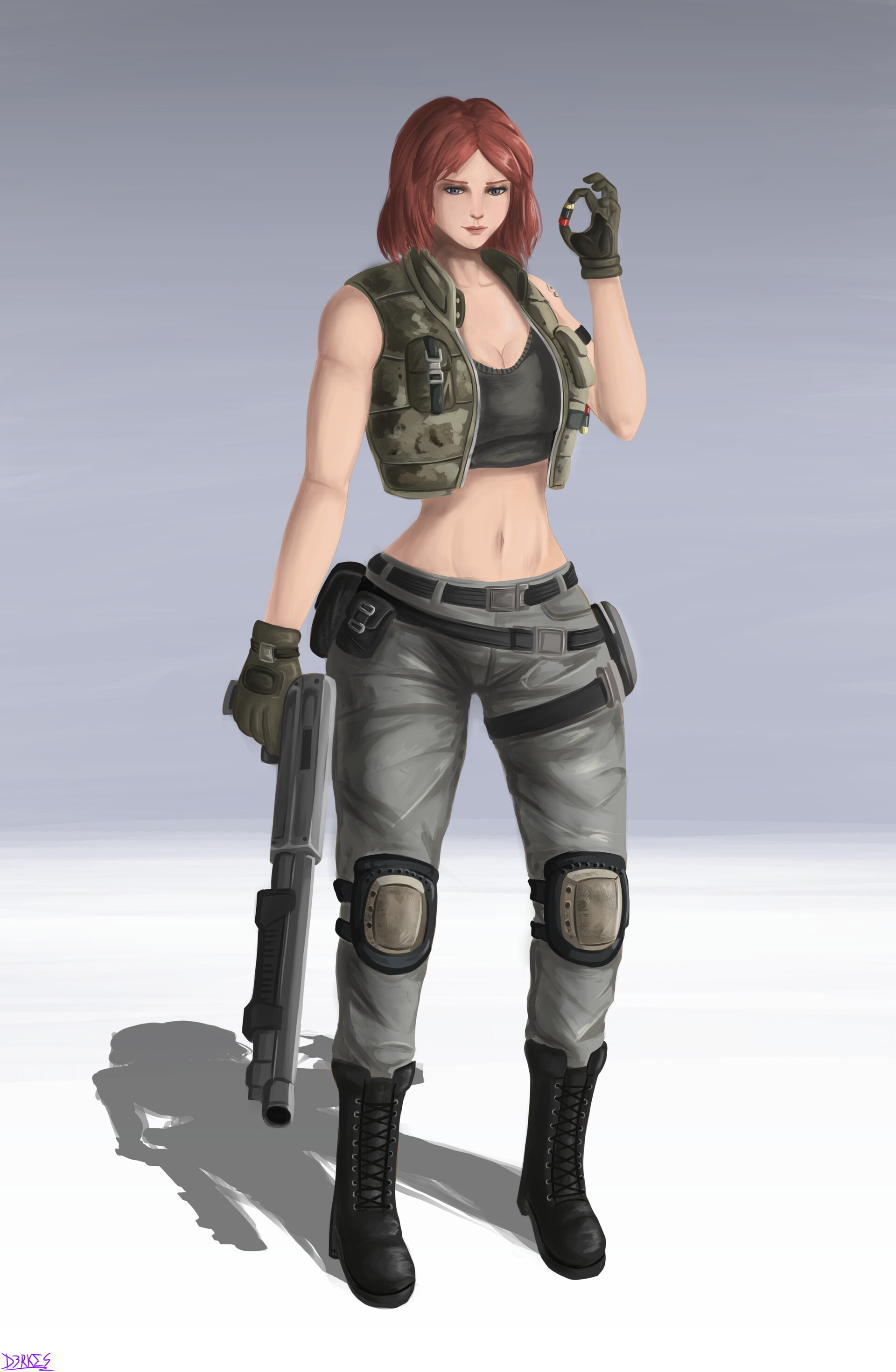 ArtStation - Combat Arms- Elle