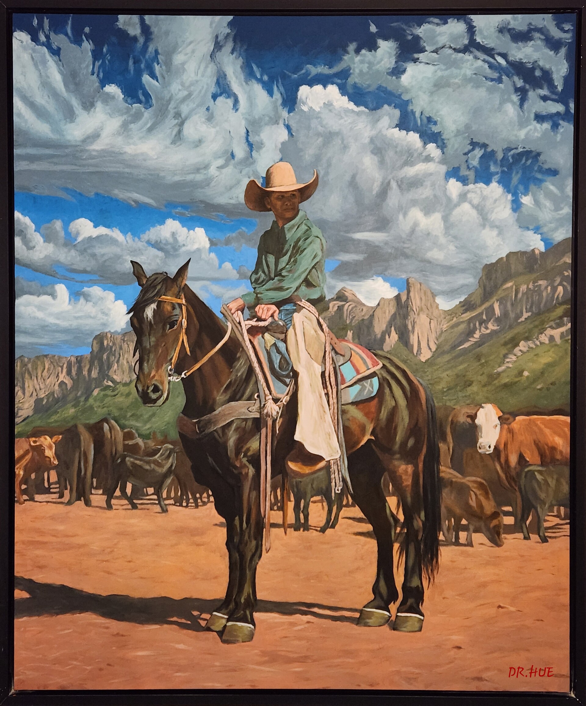 ArtStation - I repainted the beautiful "High noon" by Mark Maggiori