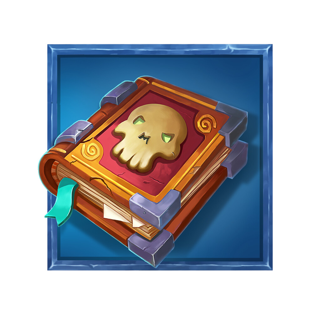 ArtStation - scary horror book