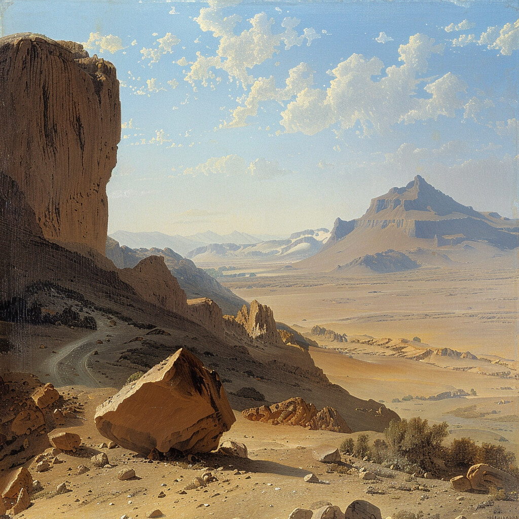 ArtStation - Desert Landscape