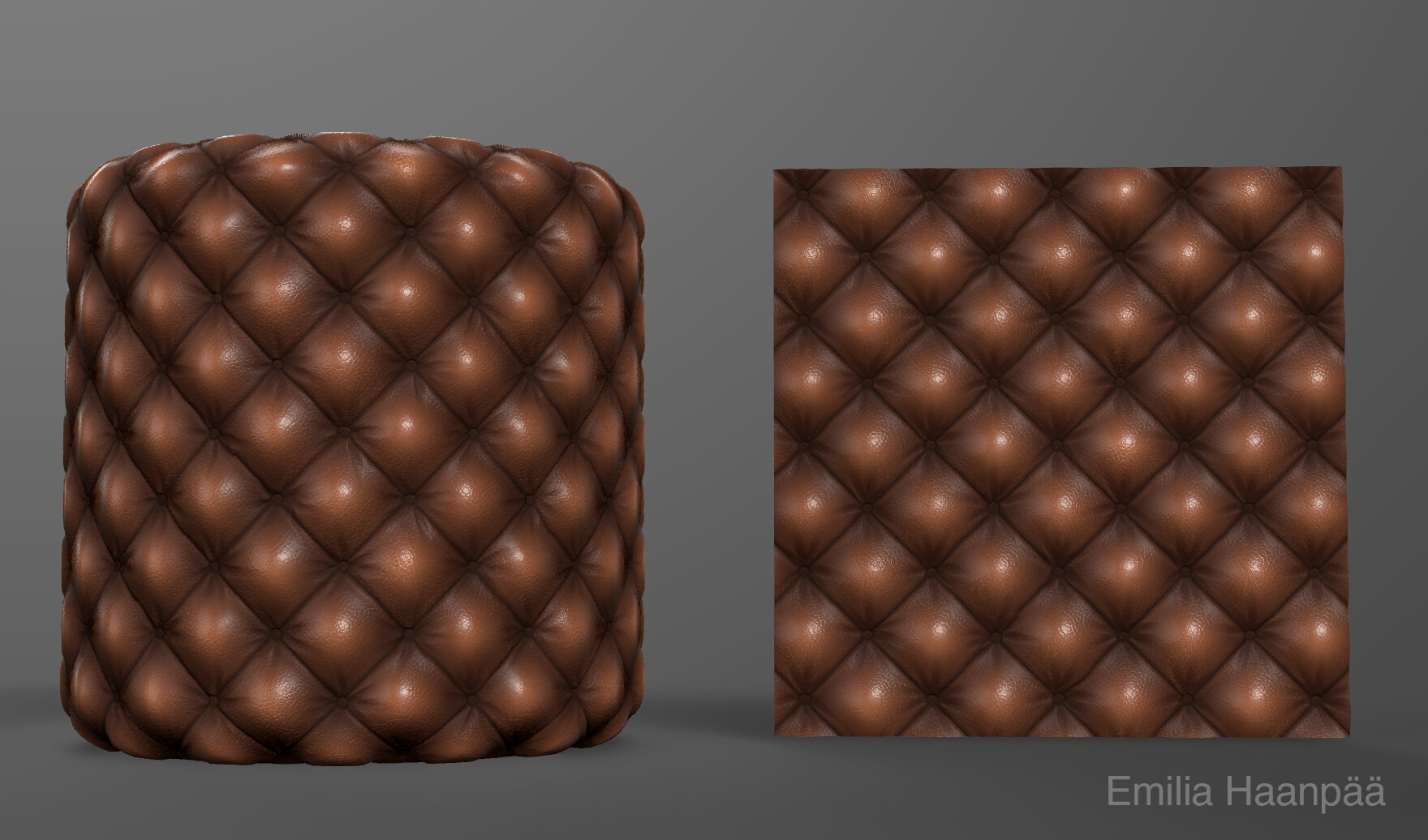 ArtStation - Chesterfield Leather Material
