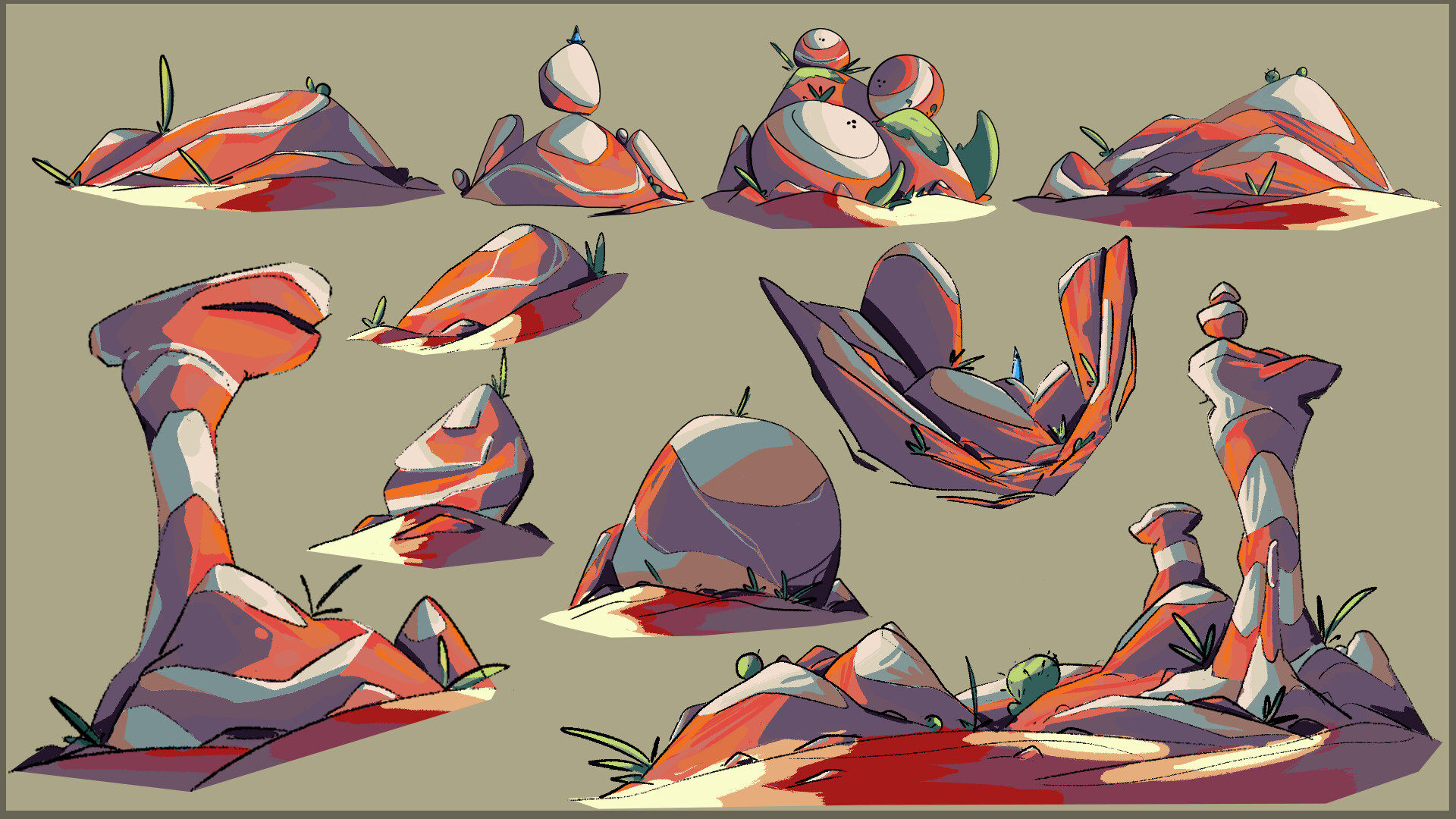 ArtStation - Rock Study