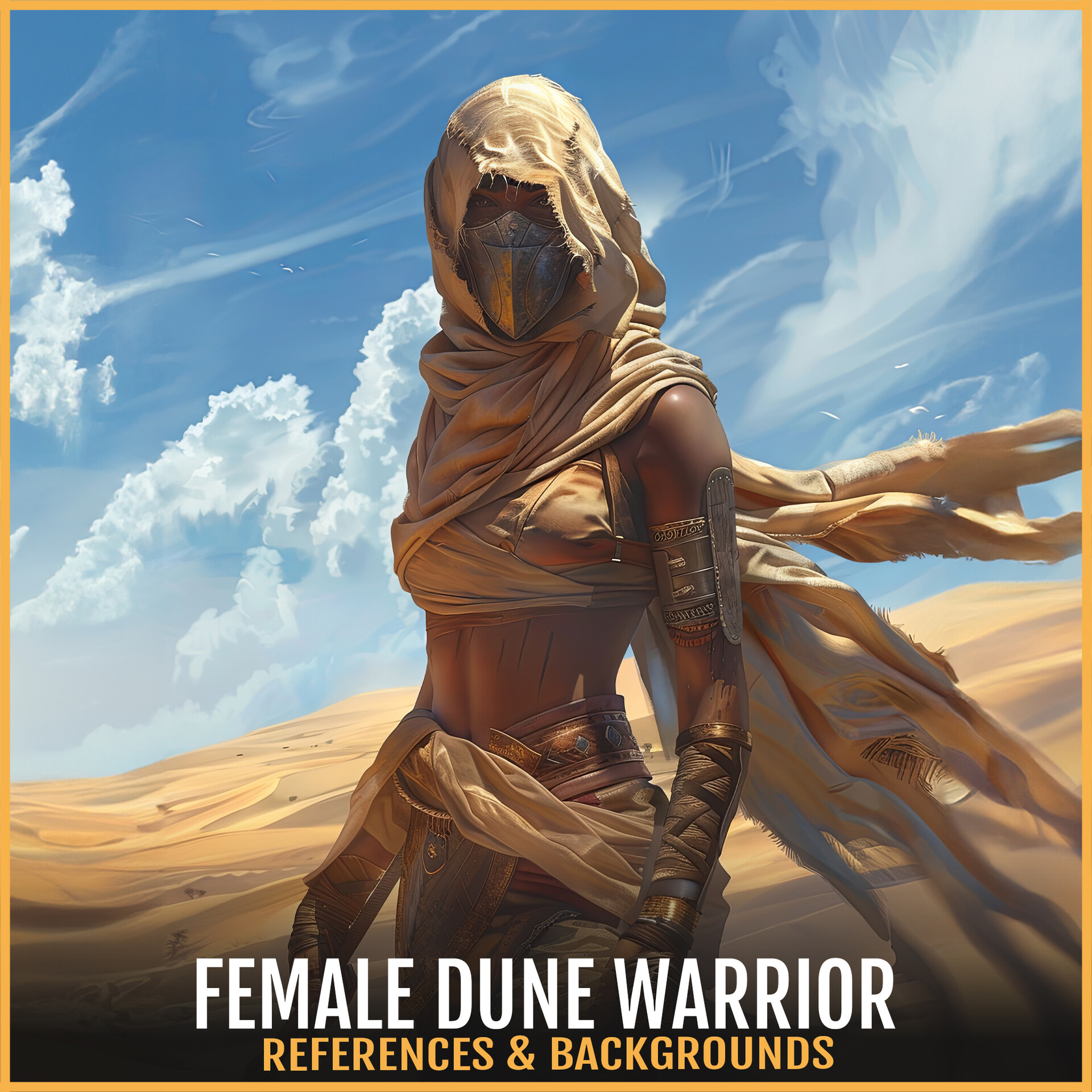 ArtStation - 505 Female dune warrior