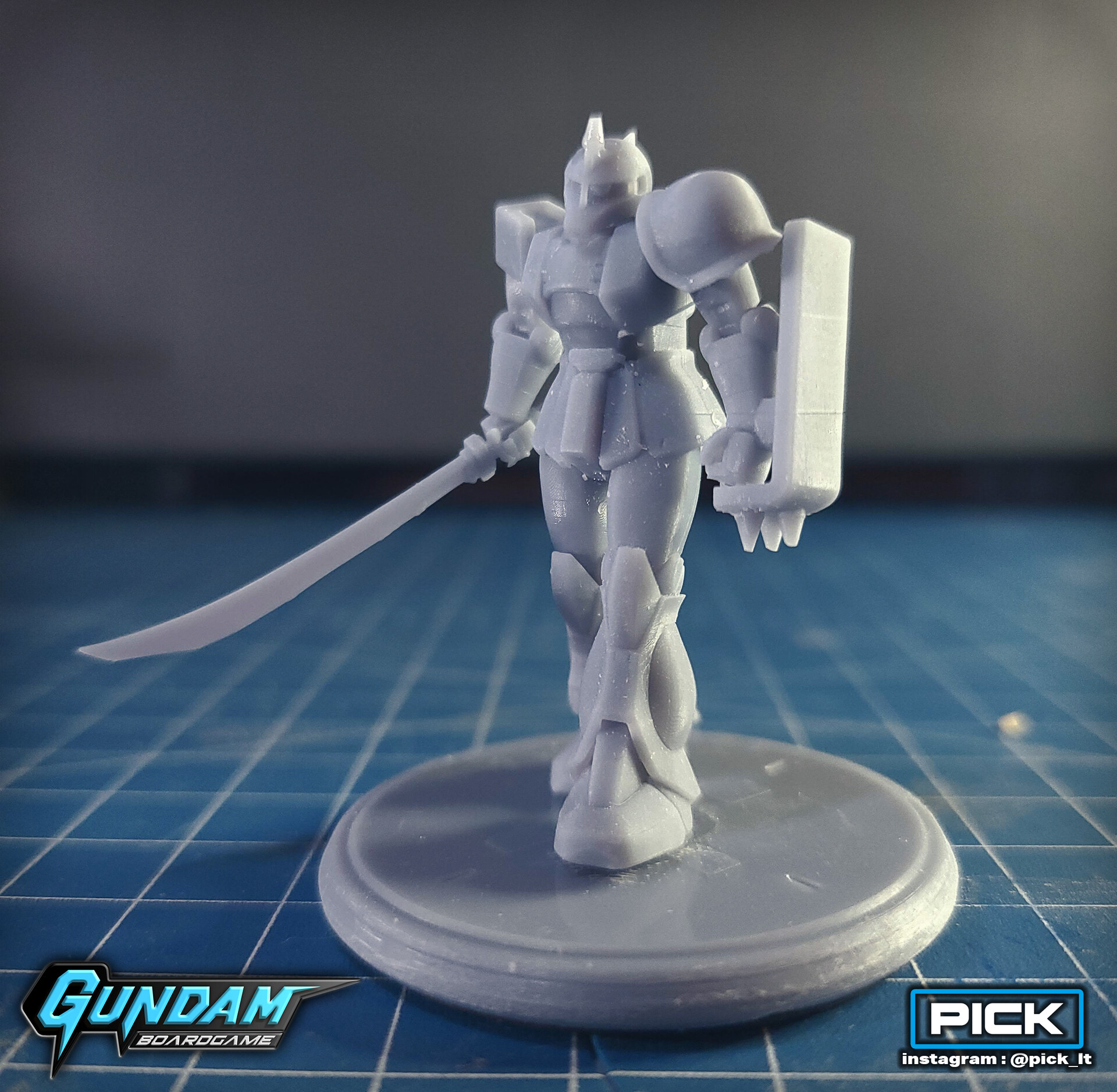 Pierrick LE TEXIER - 06/ MS-05S Zaku I (Commander Type) Heat Sword ...