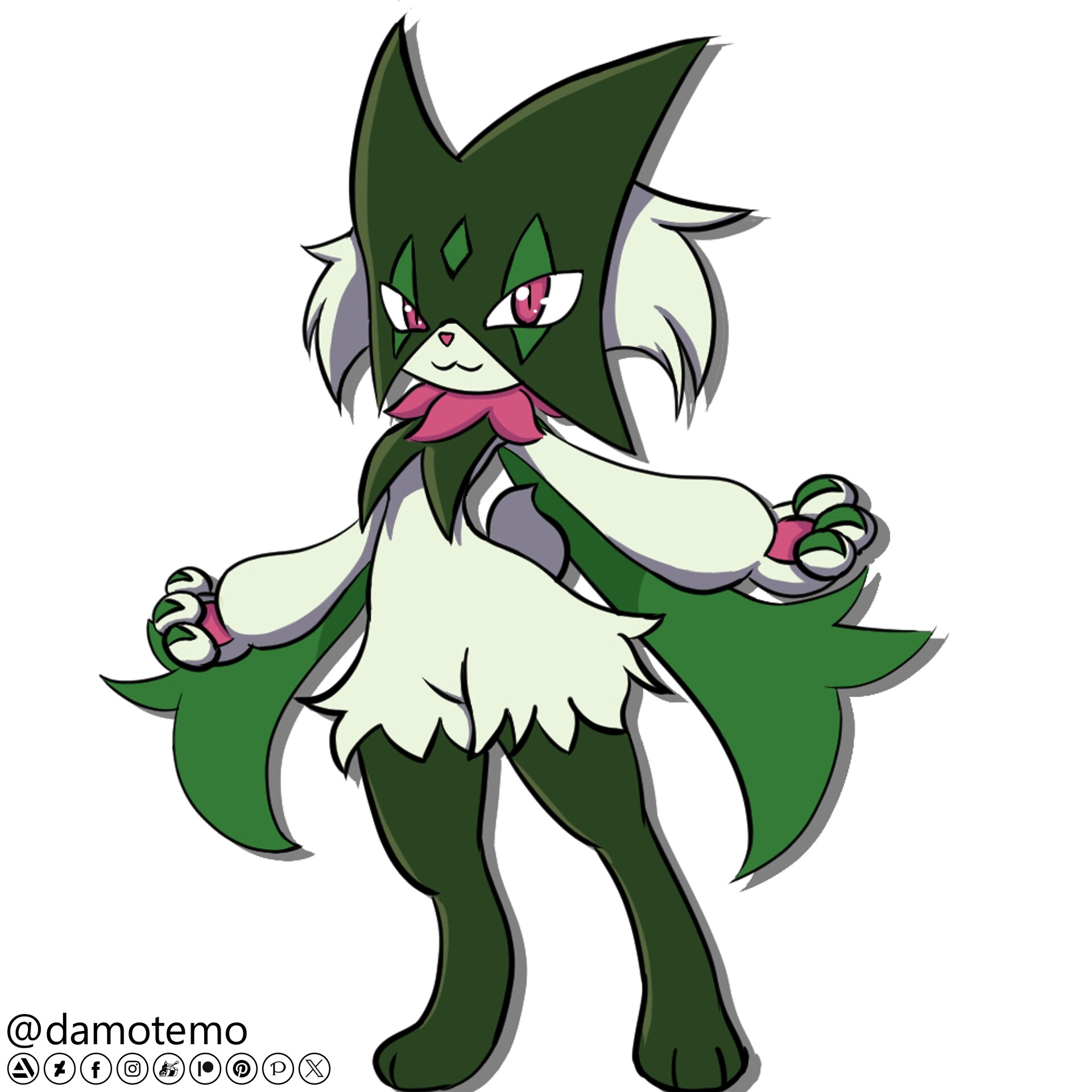 ArtStation - Meowscarada - damotemo