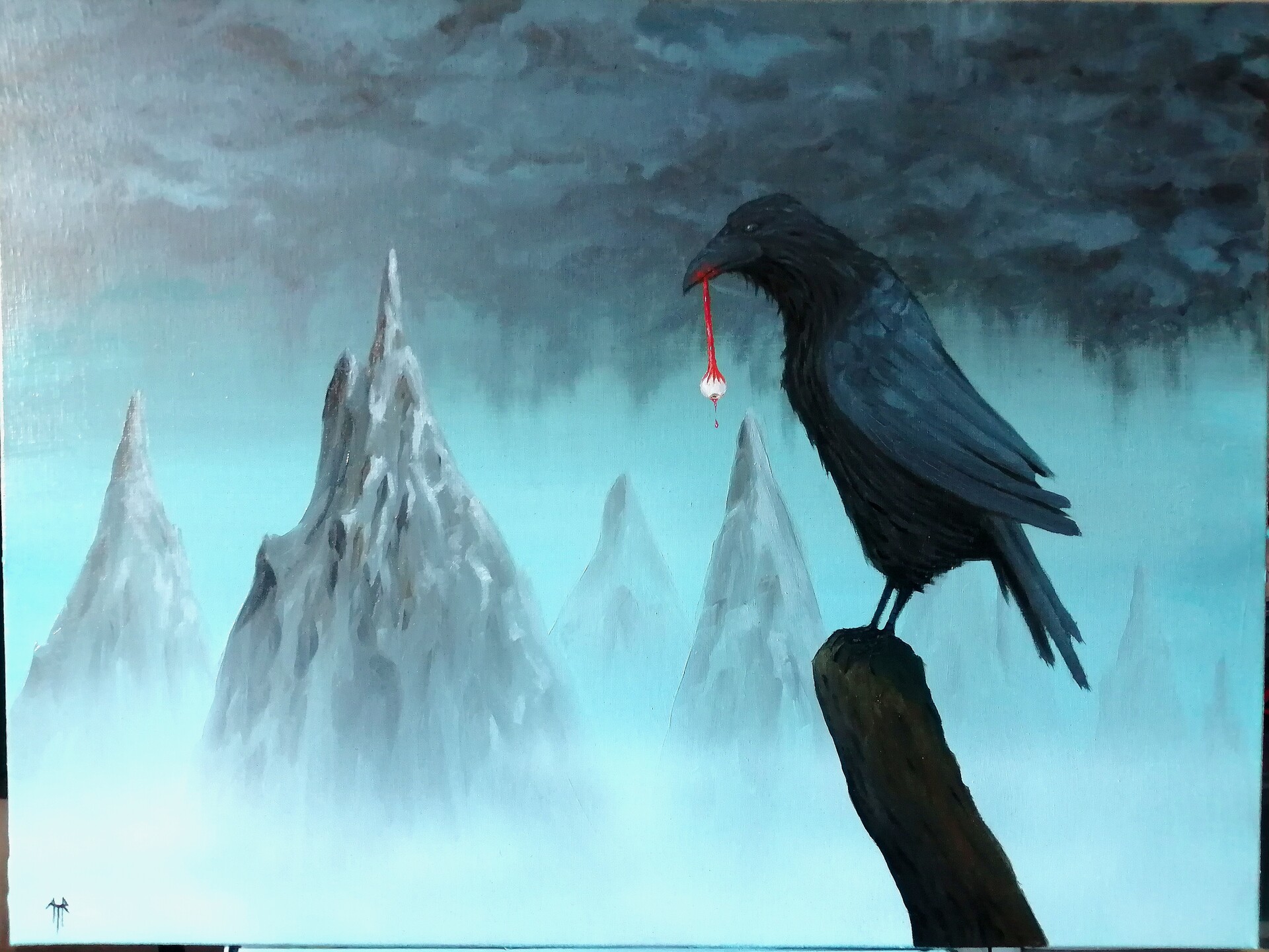 ArtStation - Raven With Eye