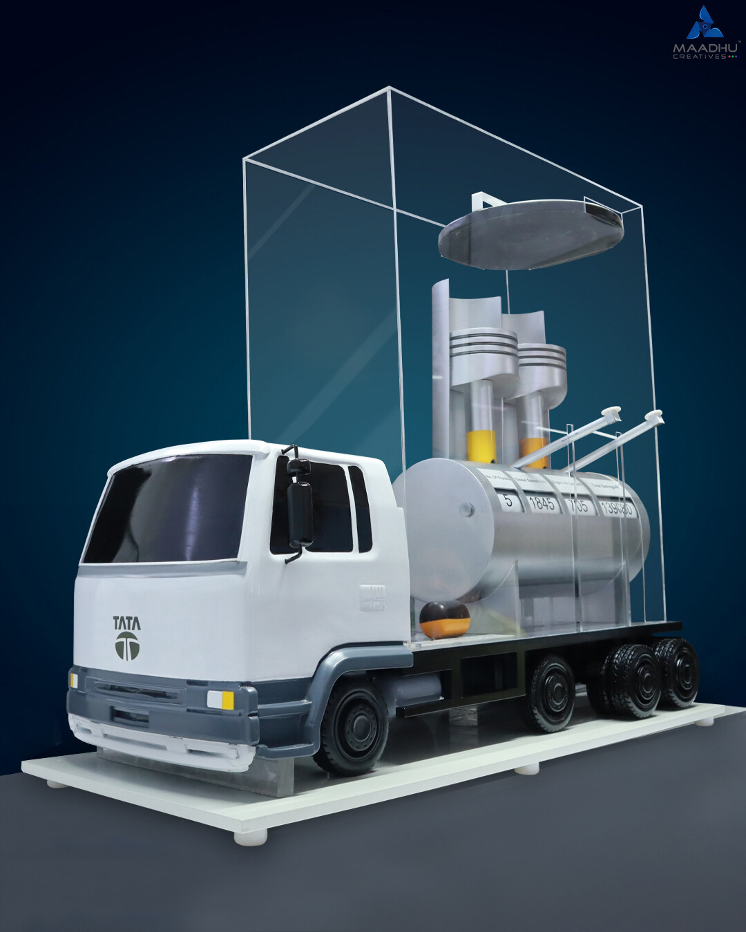 ArtStation - Truck Miniature Model by Maadhu Creatives