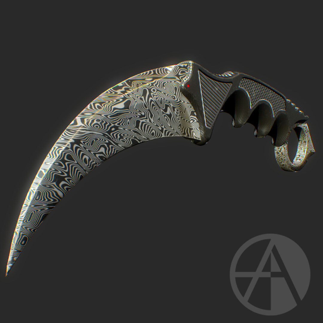 ArtStation - Damascus Karambit
