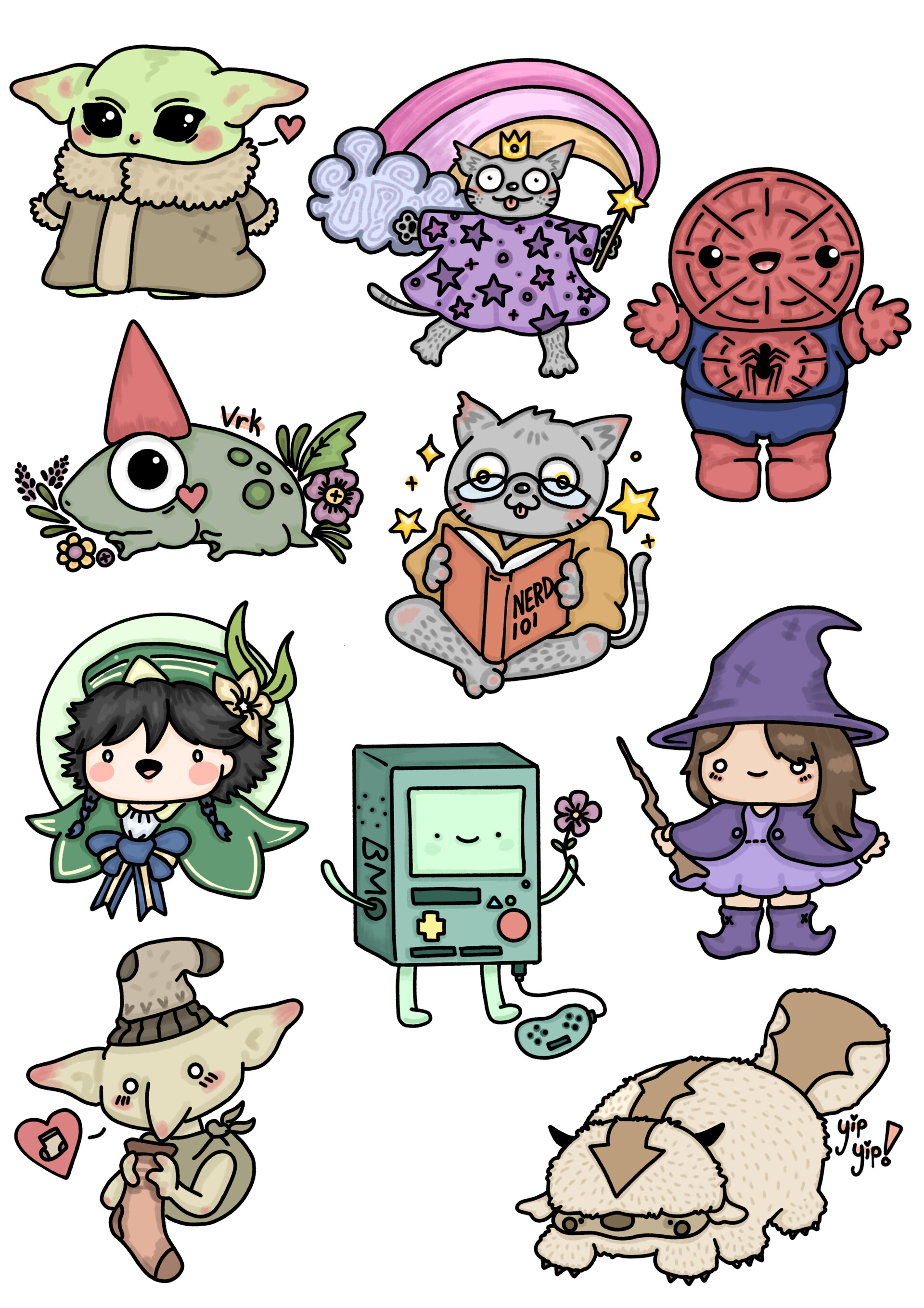 ArtStation - Sticker Designs