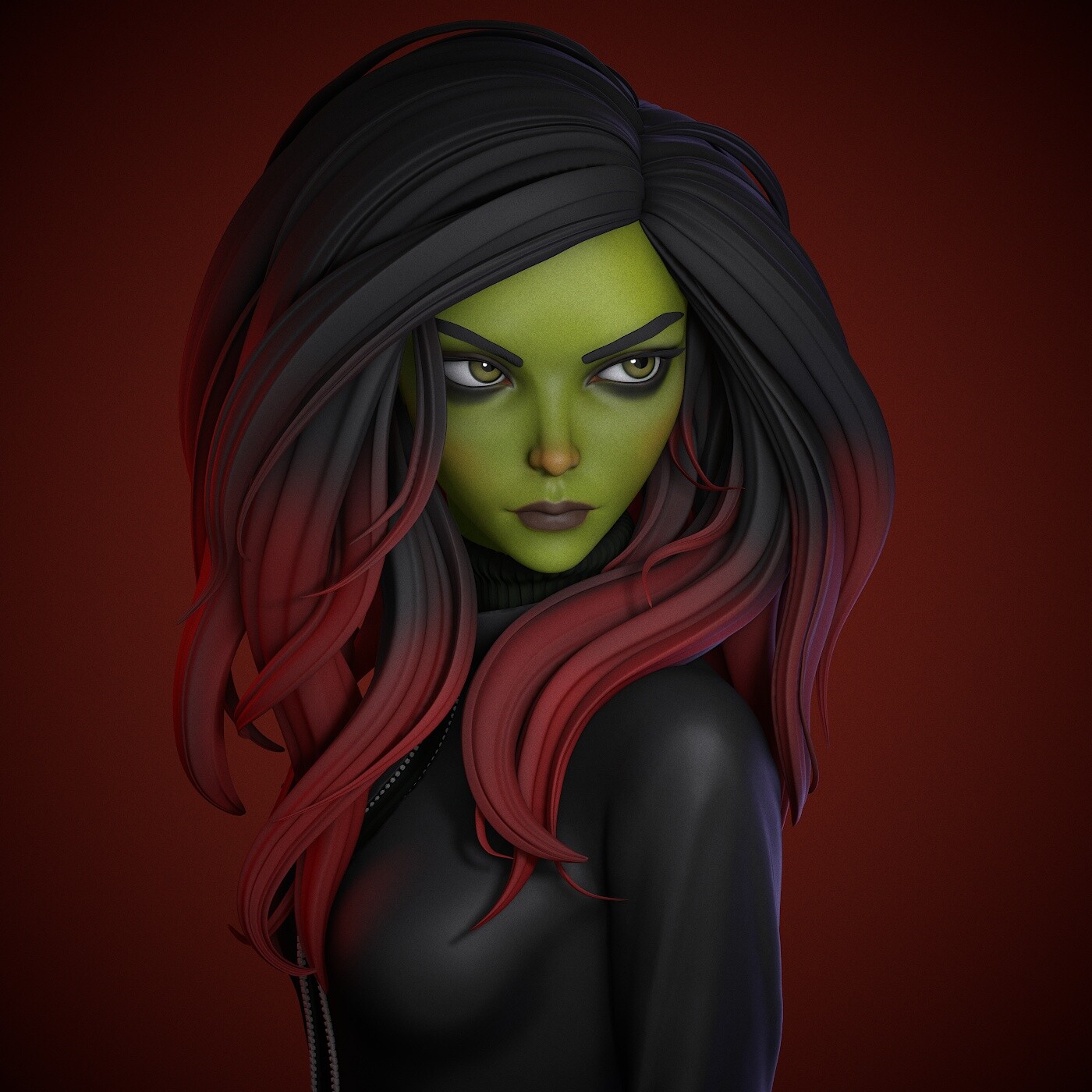 ArtStation - Alien girl