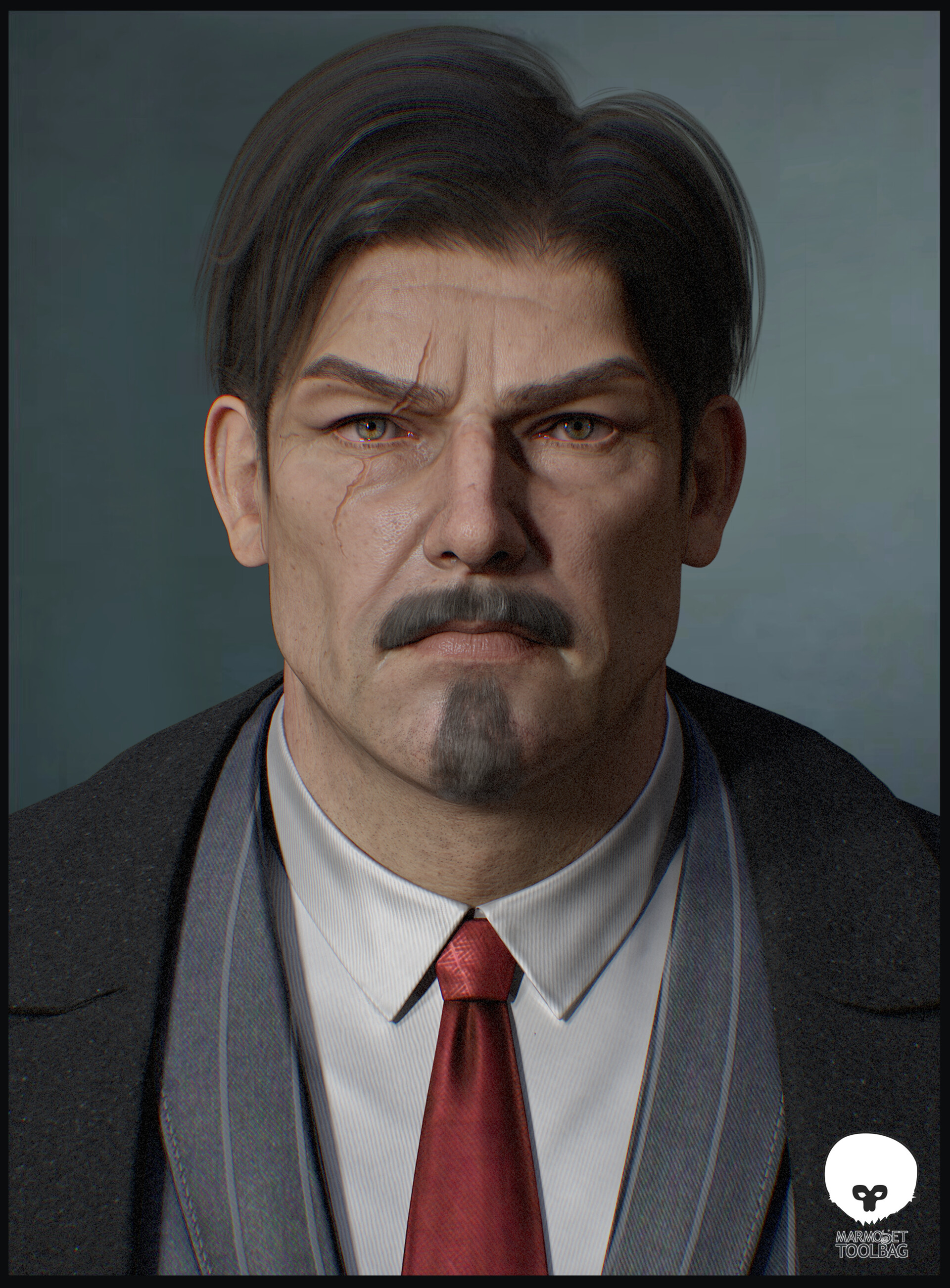 ArtStation - Man in suit