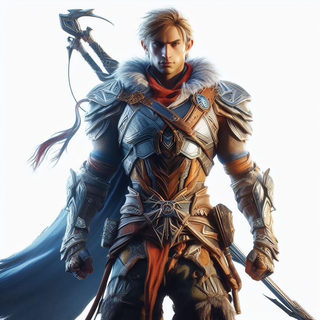 ArtStation - Legendary Adventure: Unveiling a Heroic Game Character