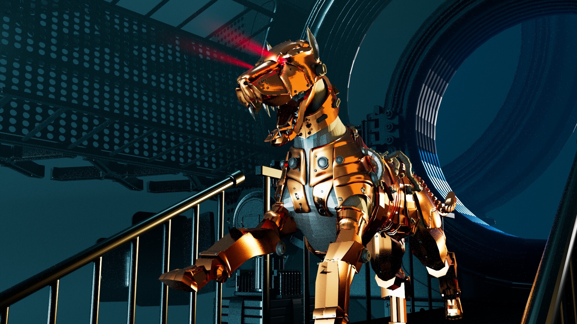 ArtStation - Cyborg Dog