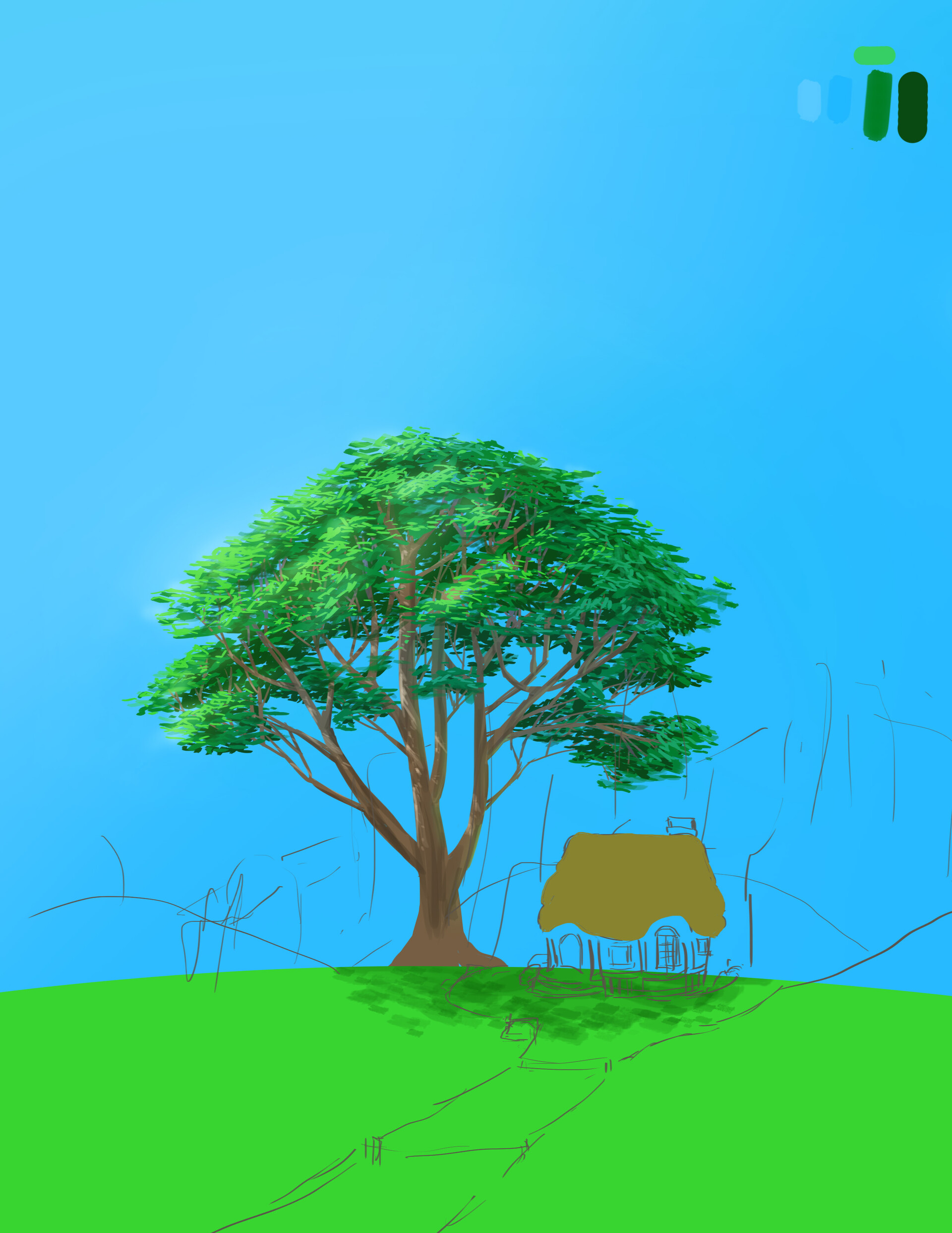 ArtStation - Tree Concept Art