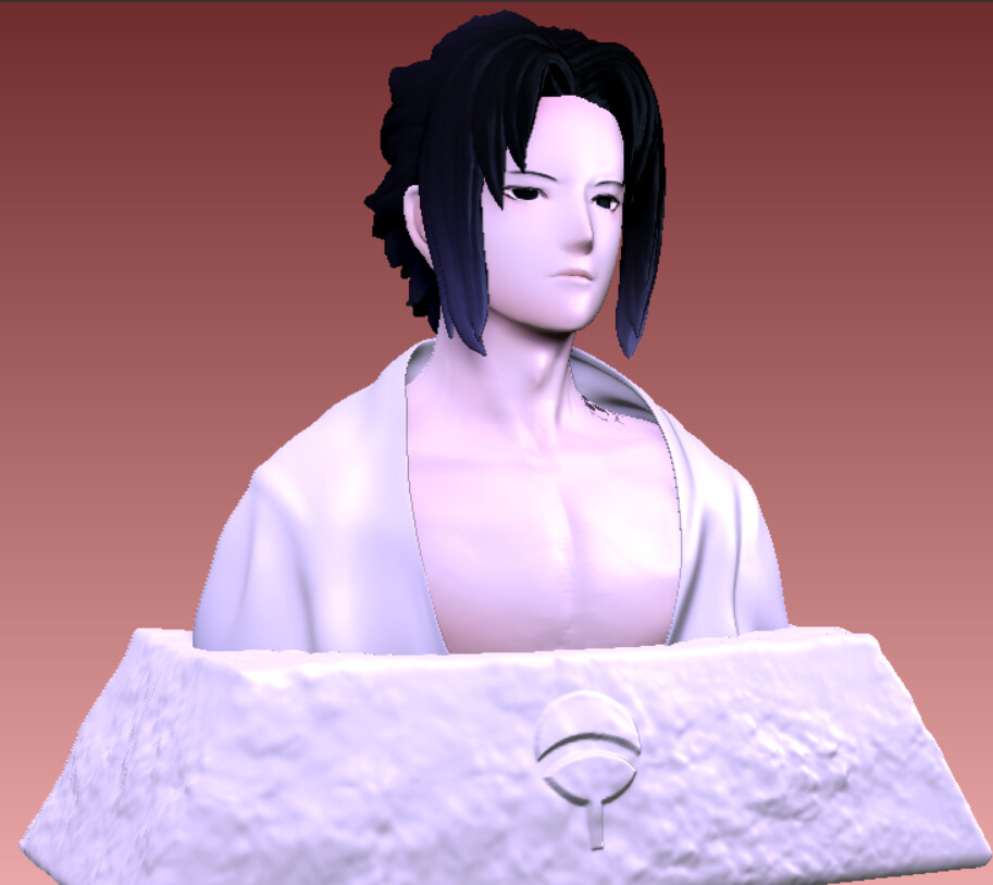 ArtStation - Sasuke Uchiha Bust