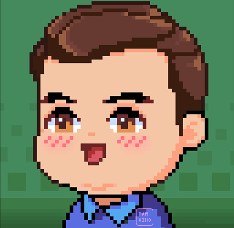 ArtStation - [PIXEL] chibi avatar - male