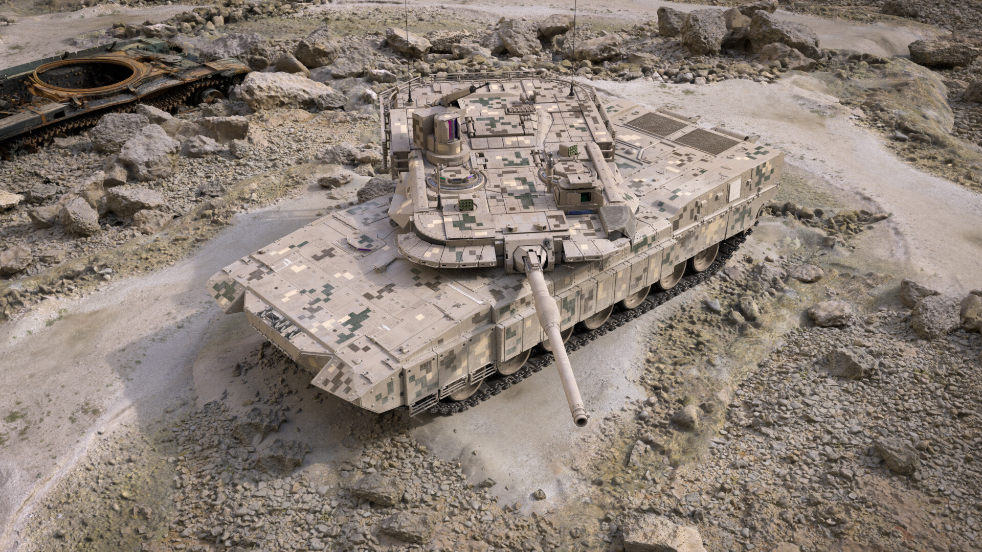 ArtStation - Concept modern main battle tank