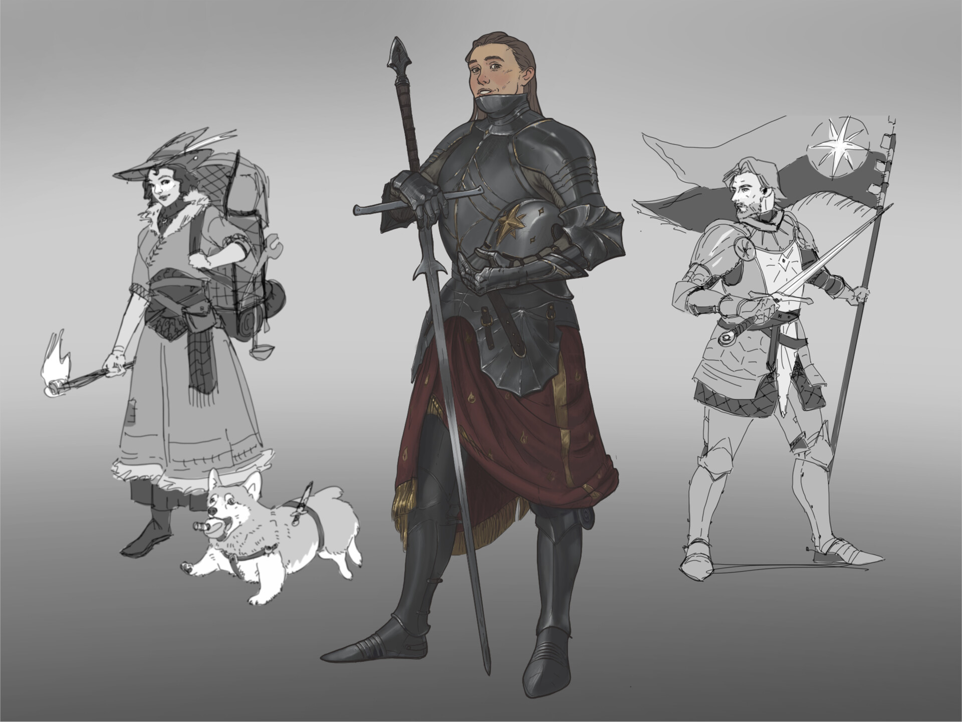 Human Concept Art by Tatiana Krasnorutskaia : r/armoredwomen