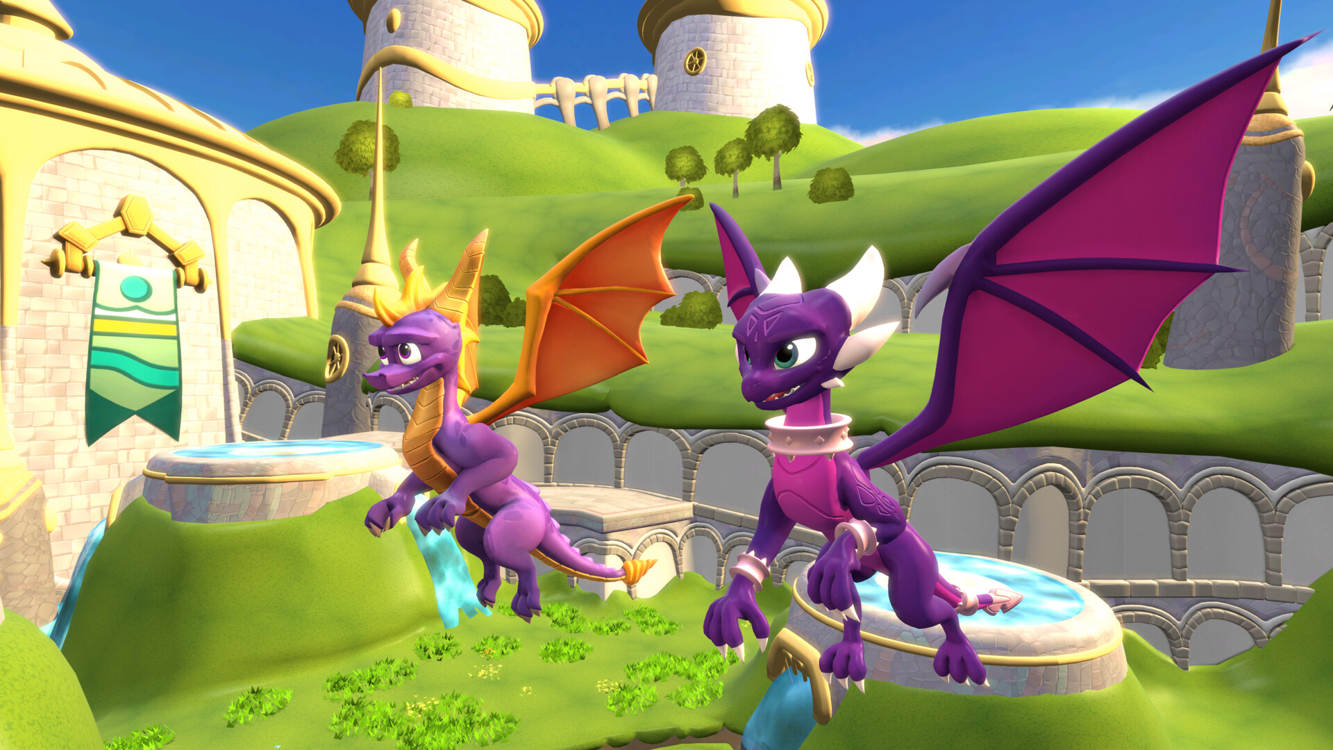 Spyro 和 Cynder 露营 Cynder Quasto Spyro The
