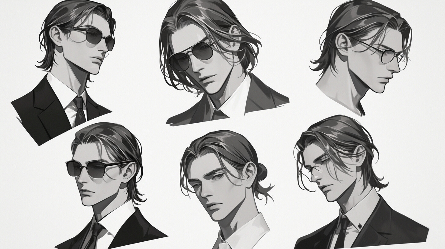 Concept Art - +340 Male Sketch Reference(4k) | Vol_02