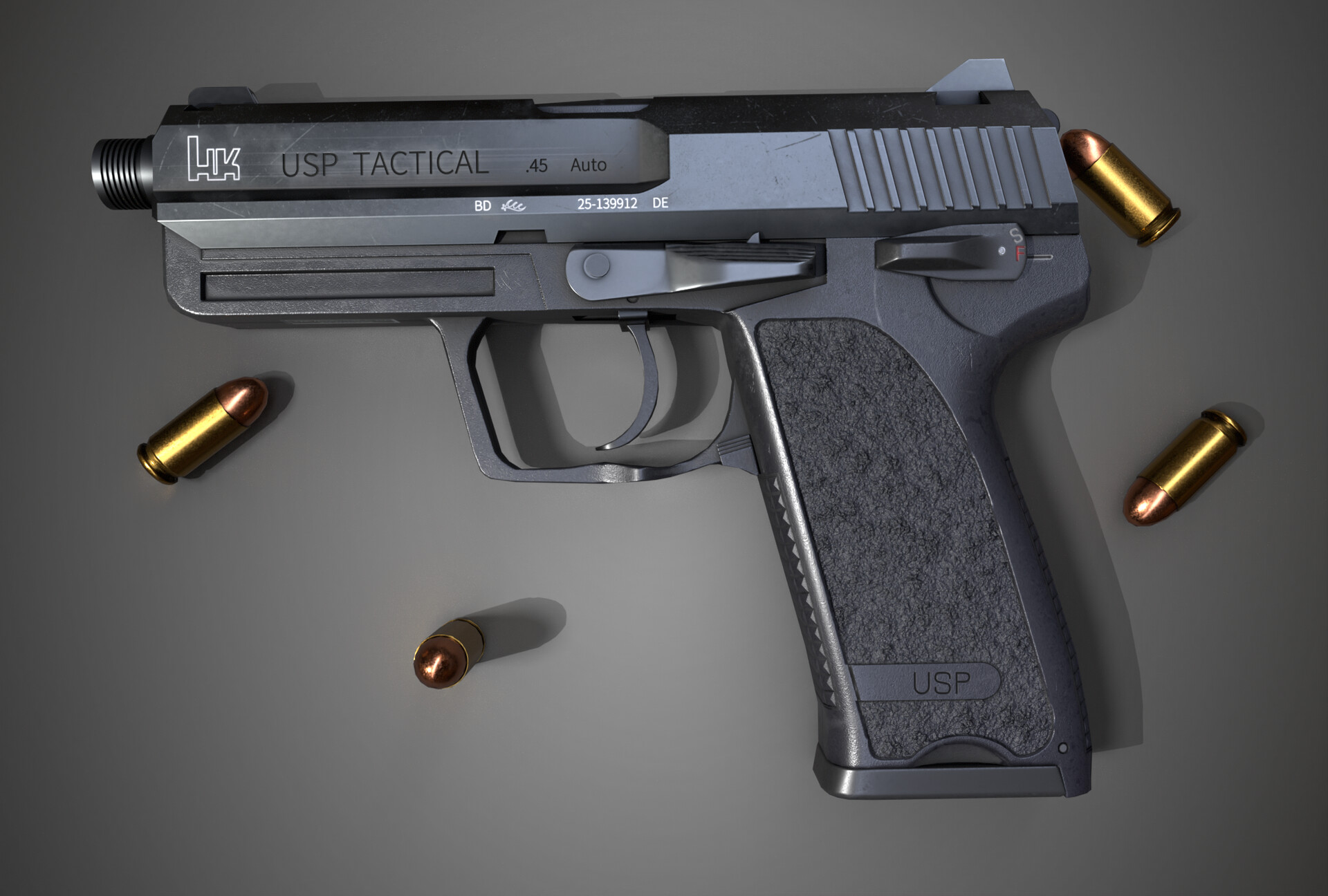ArtStation - Heckler & Koch USP .45 Tactical