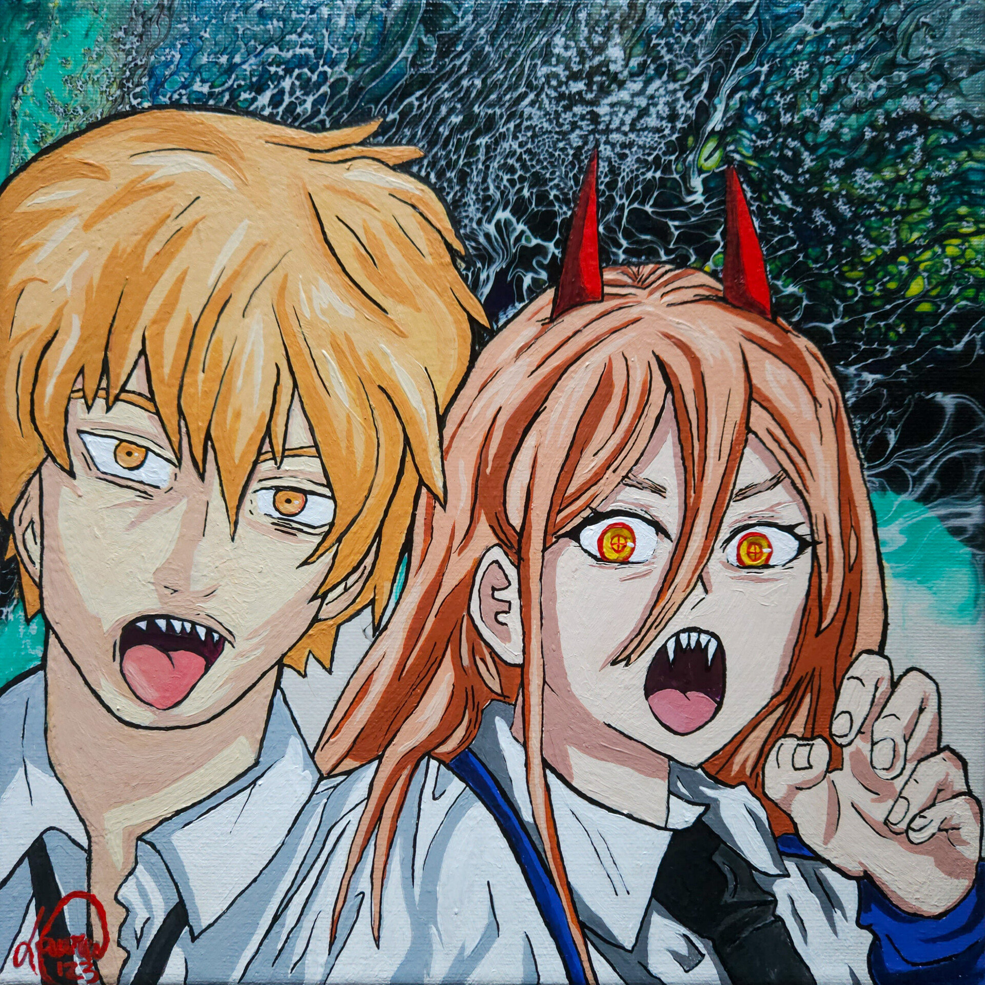 ArtStation - Denji and Power