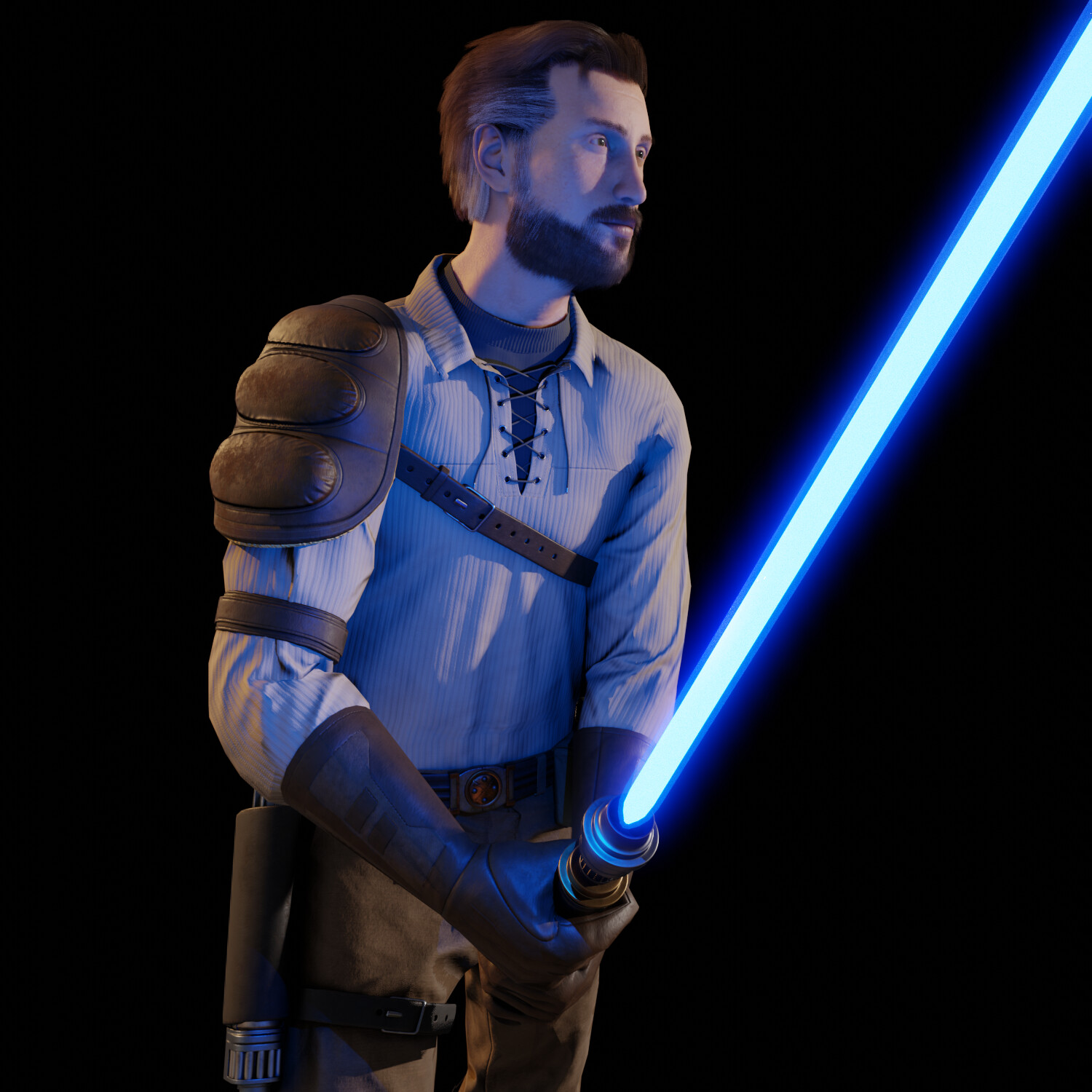 ArtStation - Kyle Katarn from Jedi Knight 2
