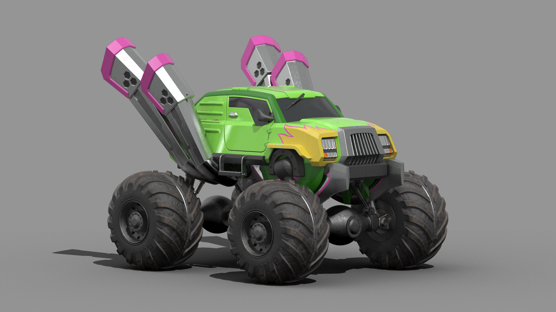 ArtStation - monster truck