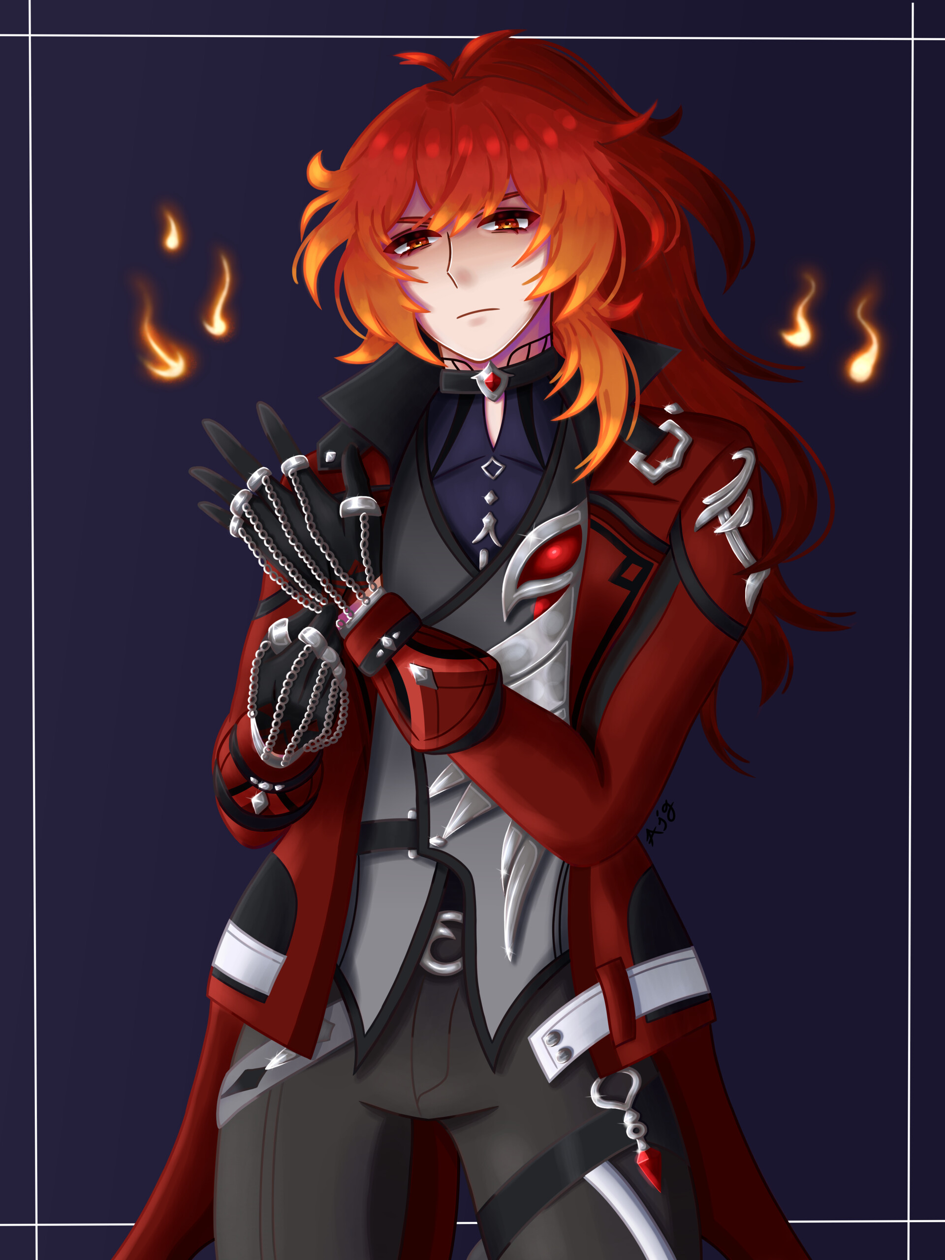 ArtStation - Diluc Skin Fanart