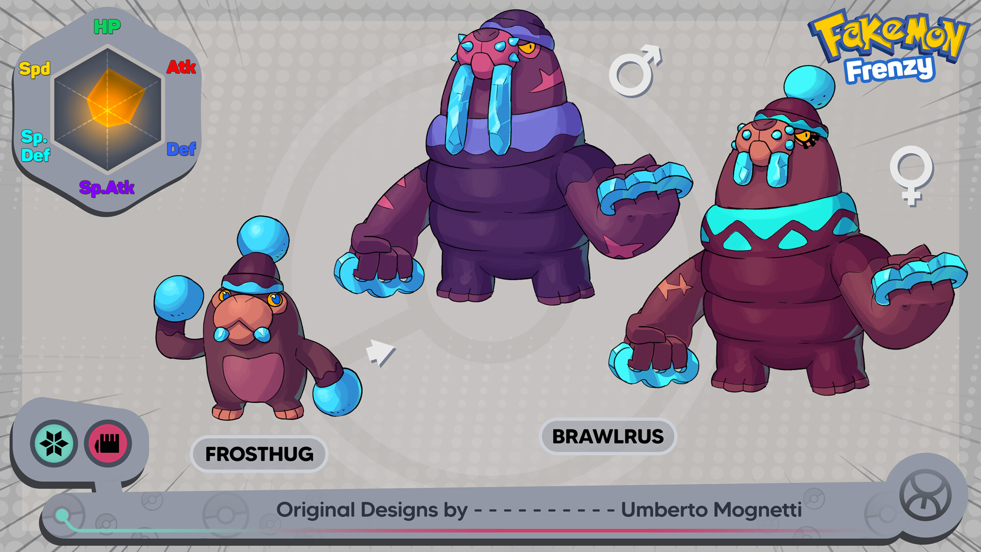 Umberto Mognetti - Fakemon Frenzy - Ice