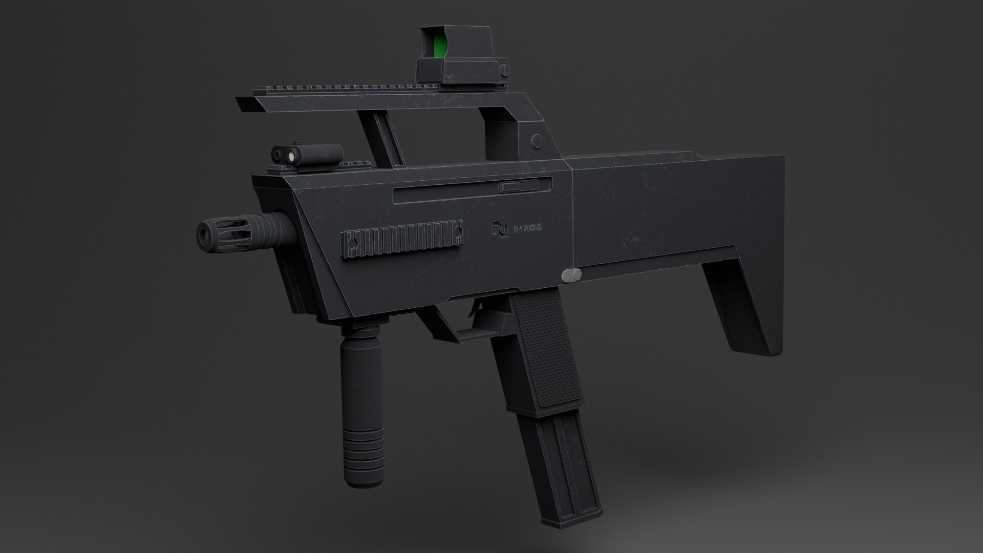 ArtStation - Nisihara Karyaku 1 Foldable SMG