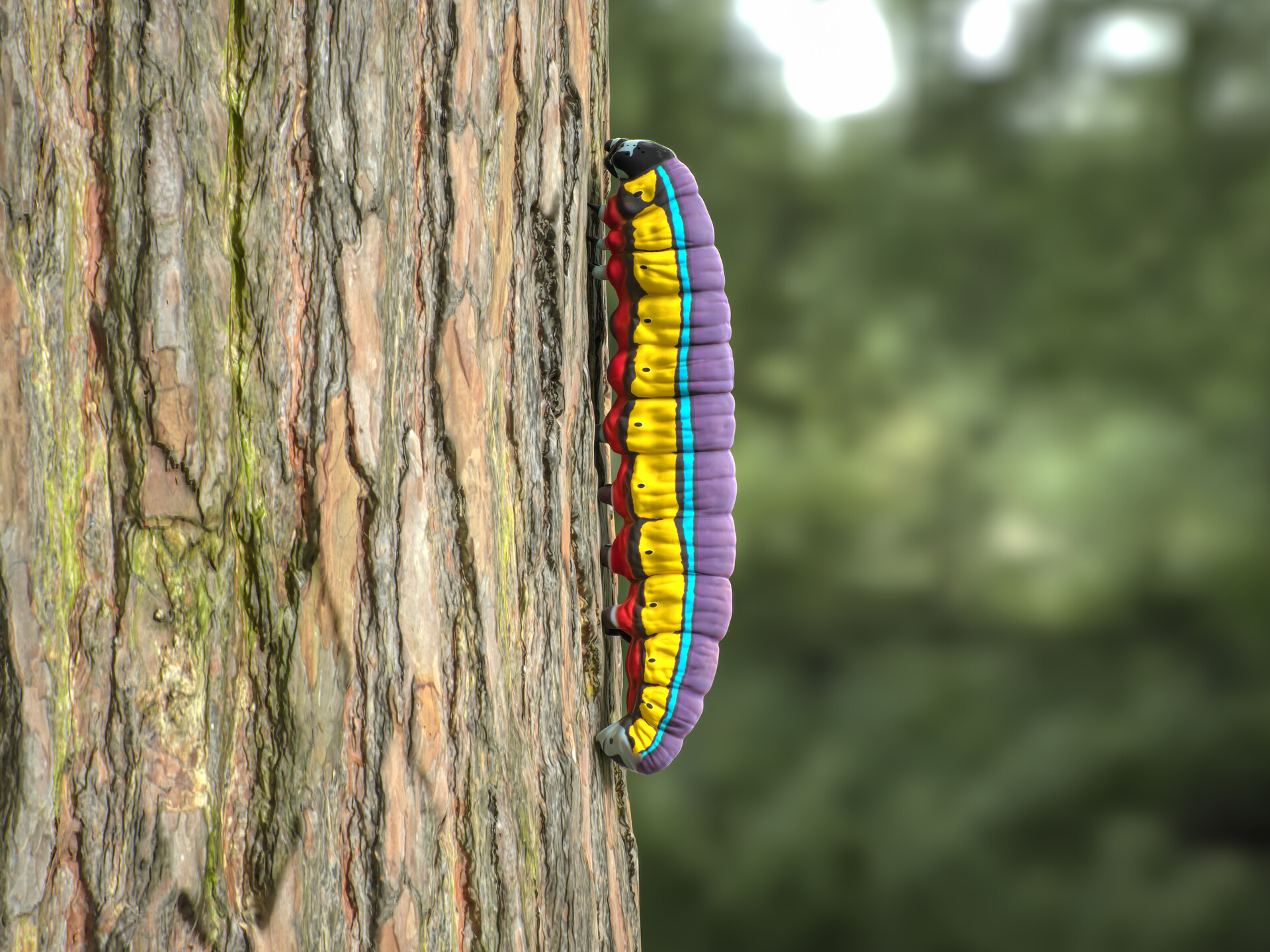 Arjun PS - Rainbow caterpillar
