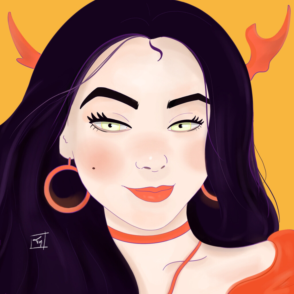 ArtStation - Devilish Lady