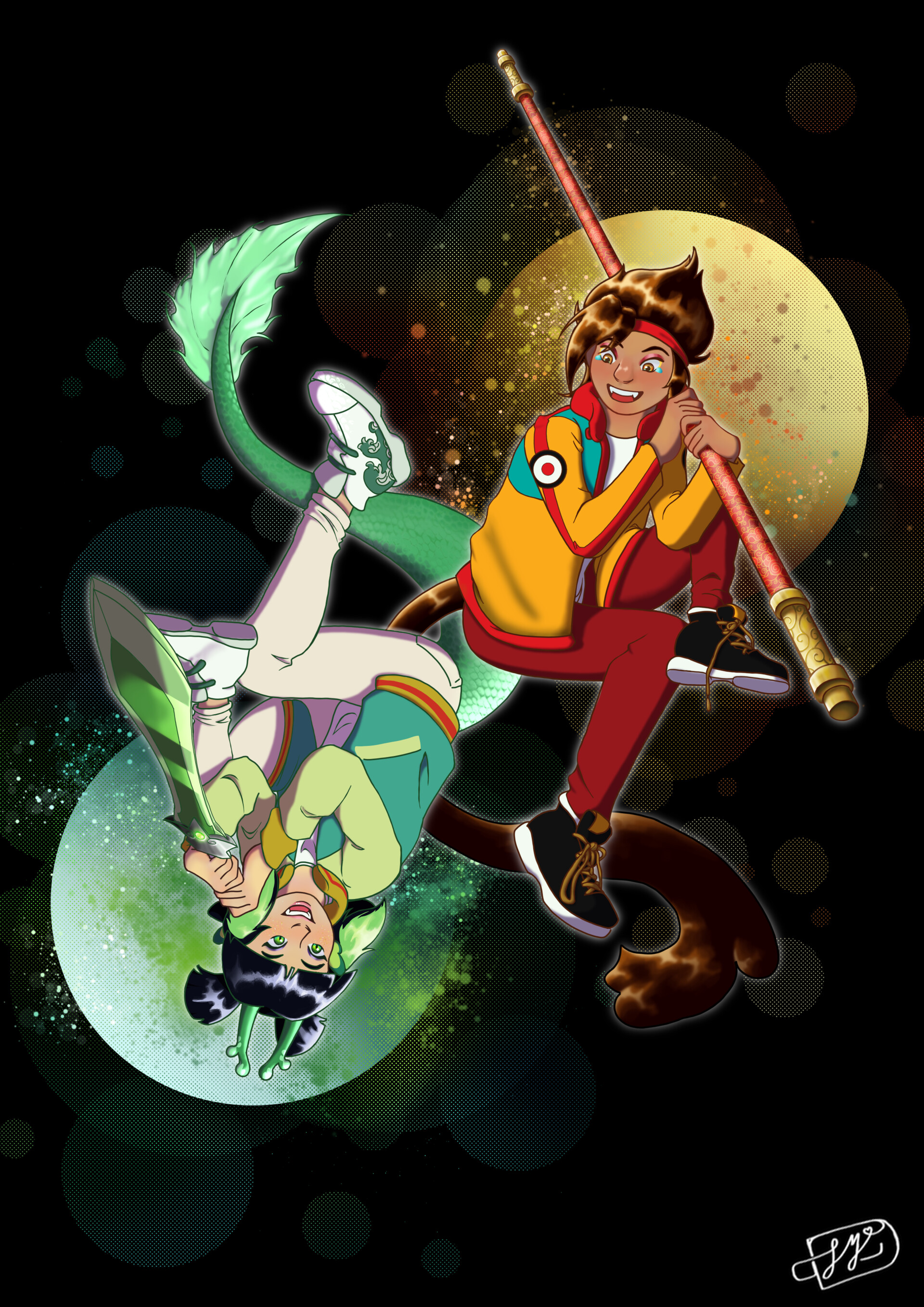 ArtStation - Mei & Mk - Reversable Fanart