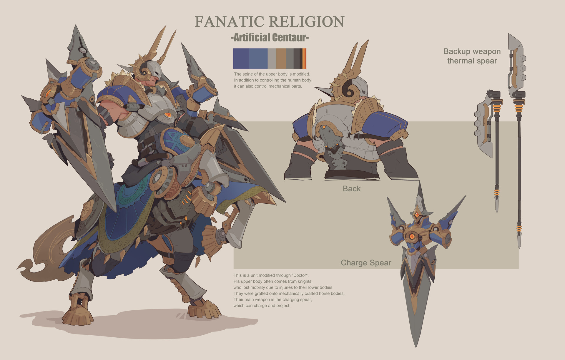 ArtStation - FANATIC RELIGION -Artificial Centaur 人造半人马