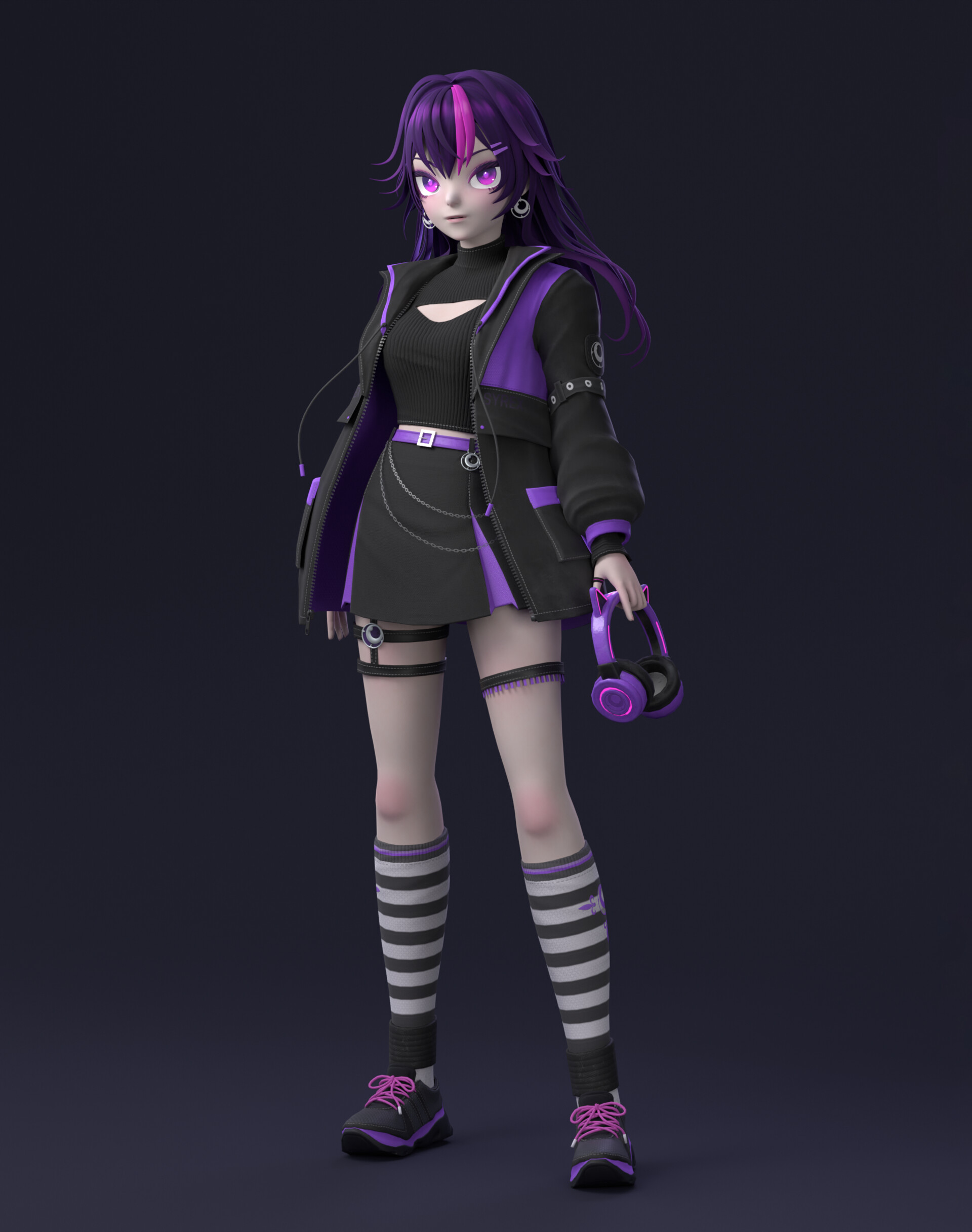 ArtStation - Nightcore girl