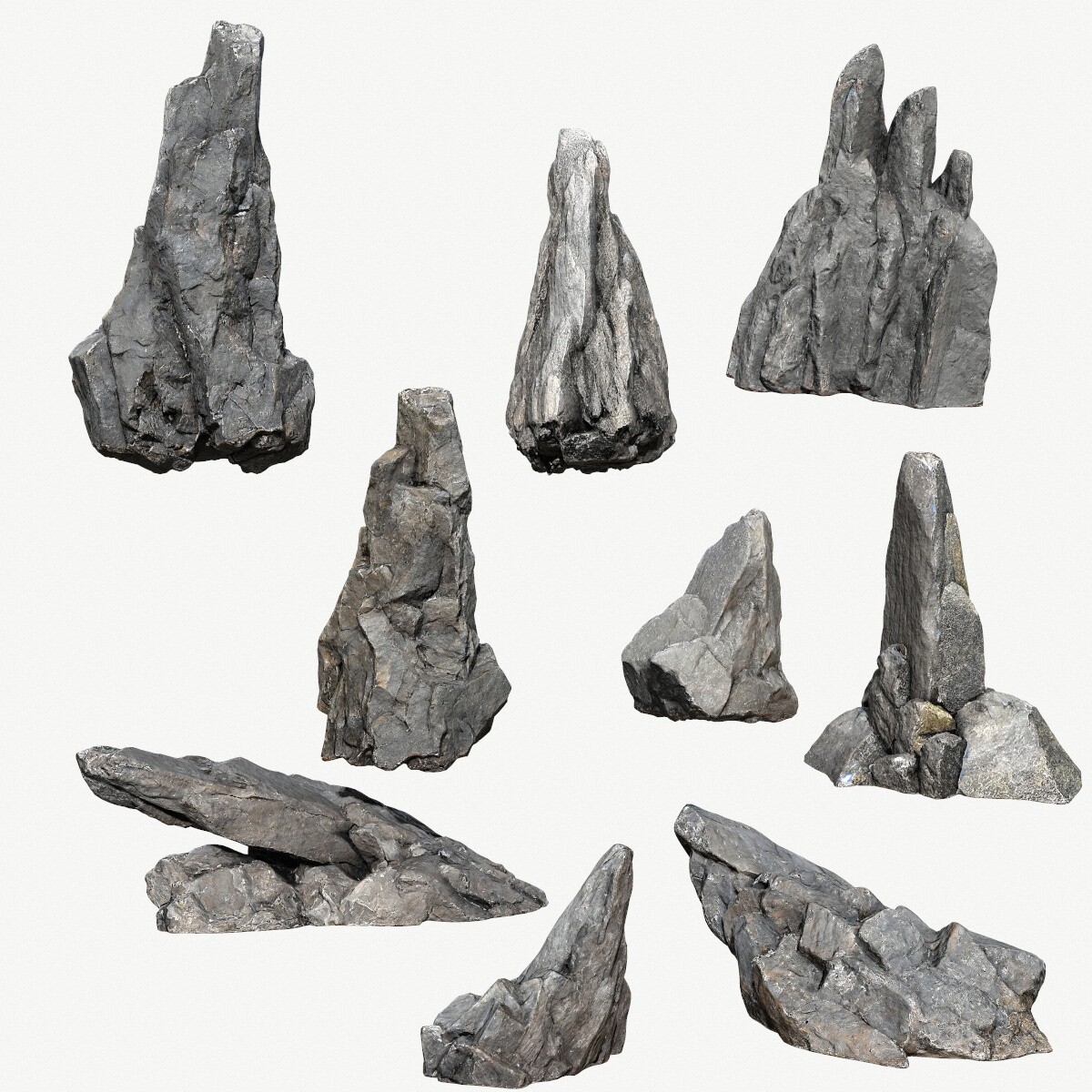 ArtStation - cliff rocks