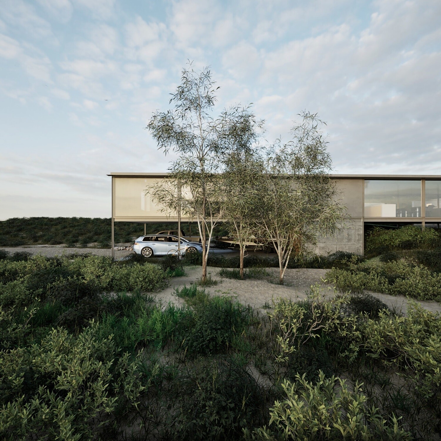 ArtStation - Bremer bay beach house